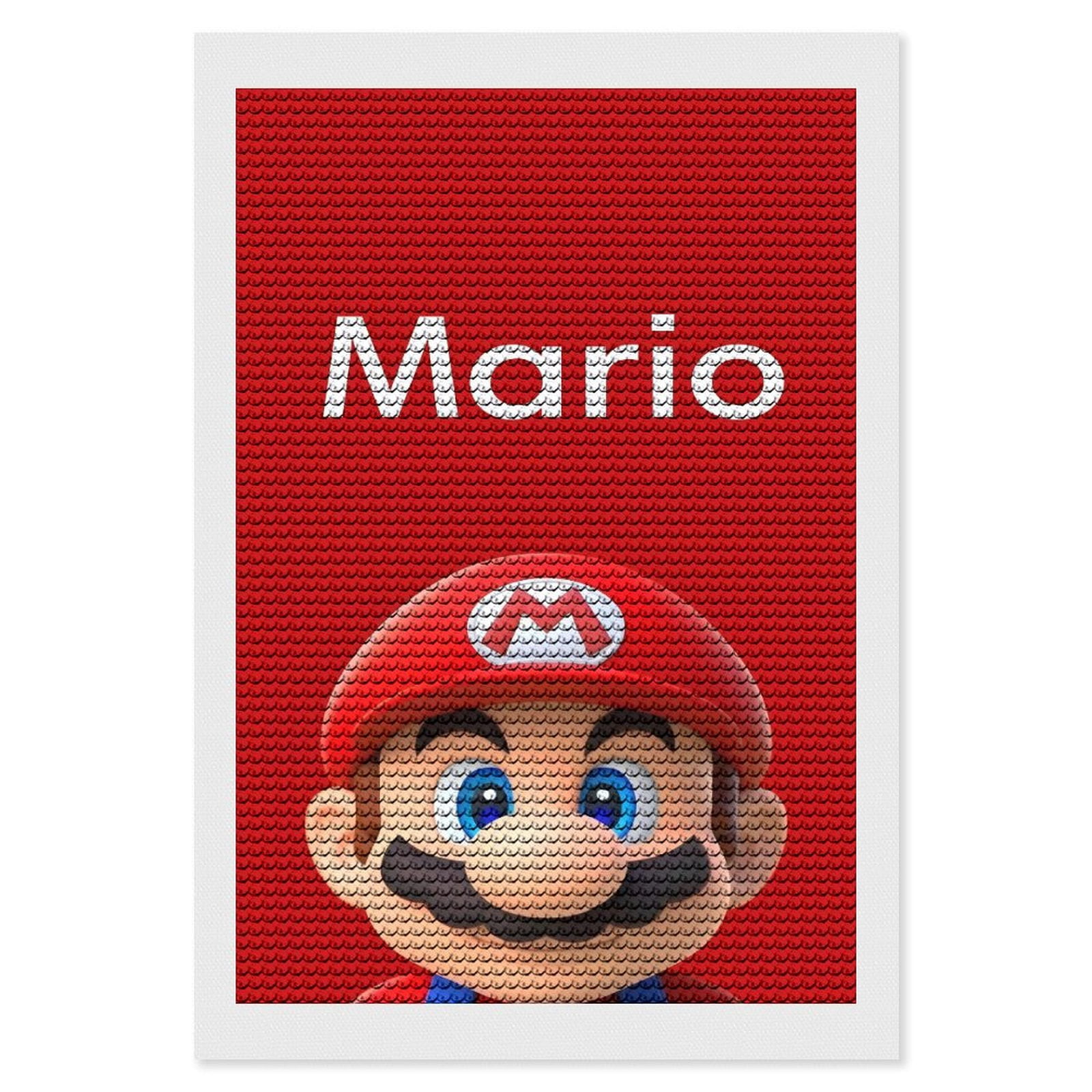 Super Mario Cartoon diamond painting suitable for home wall decoration ...