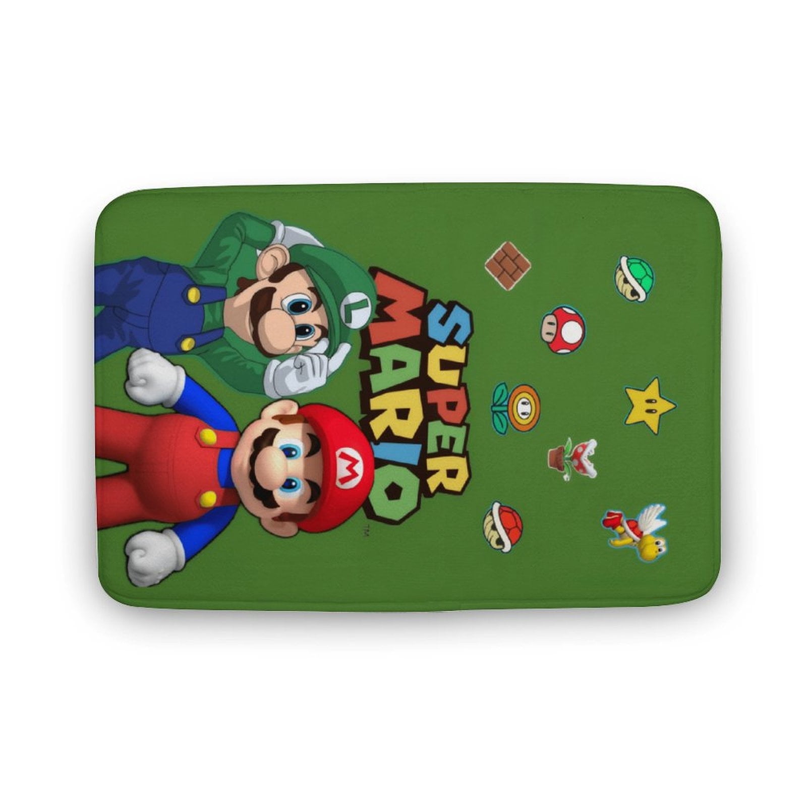 Super Mario Cartoon home bedroom floor mat bathroom carpet 19.7"x31.5 ...