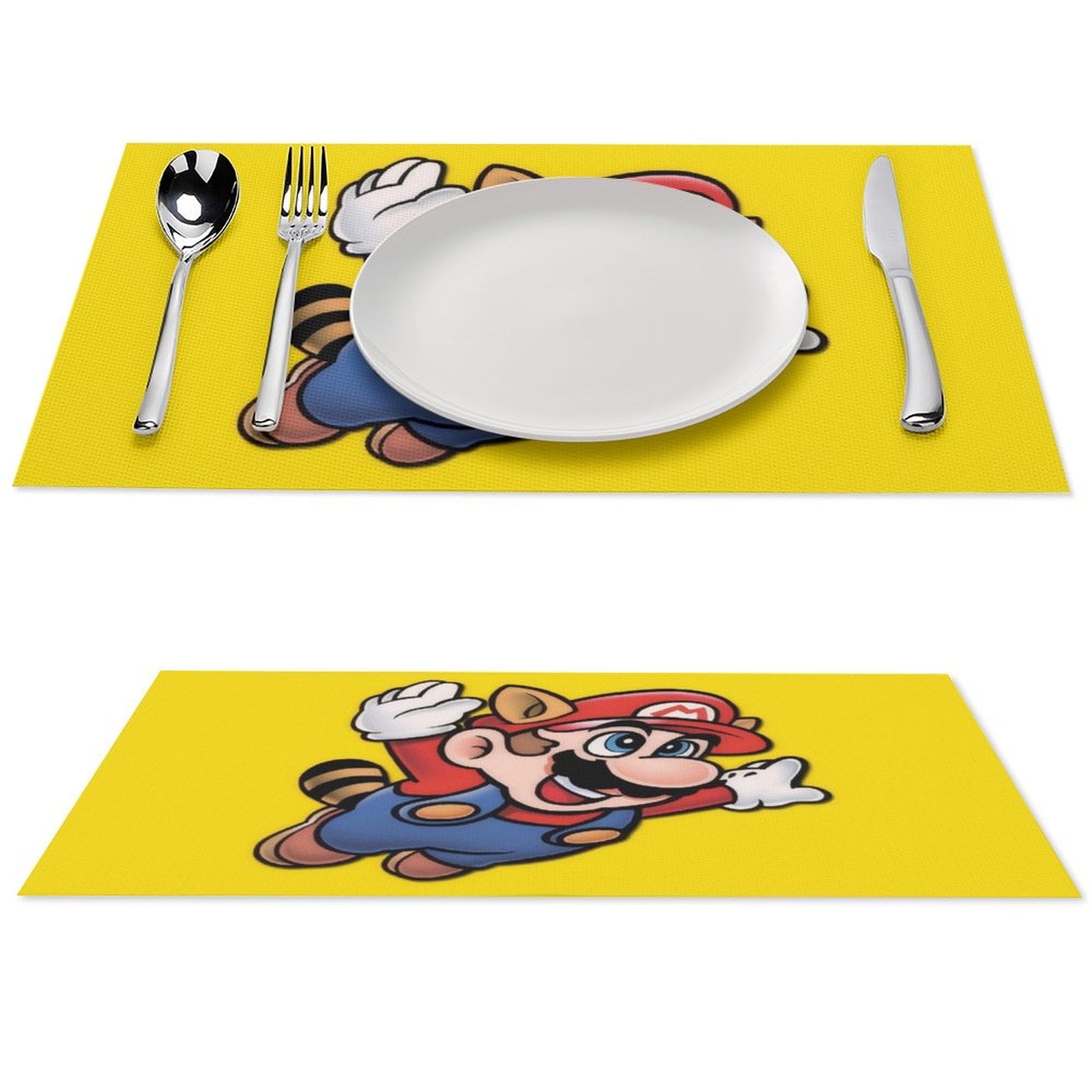 Super Mario Cartoon placemats are suitable for indoor dining table mats ...
