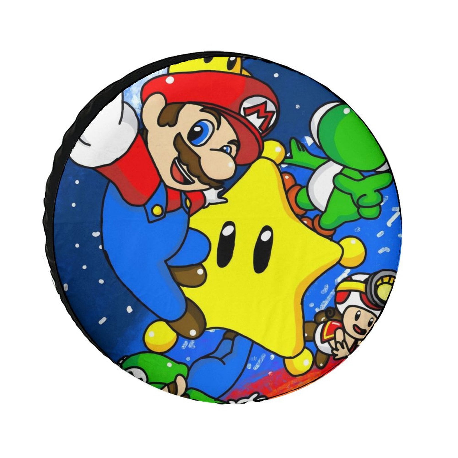 Super Mario Cartoon spare tire cover waterproof tire cover suitable for ...