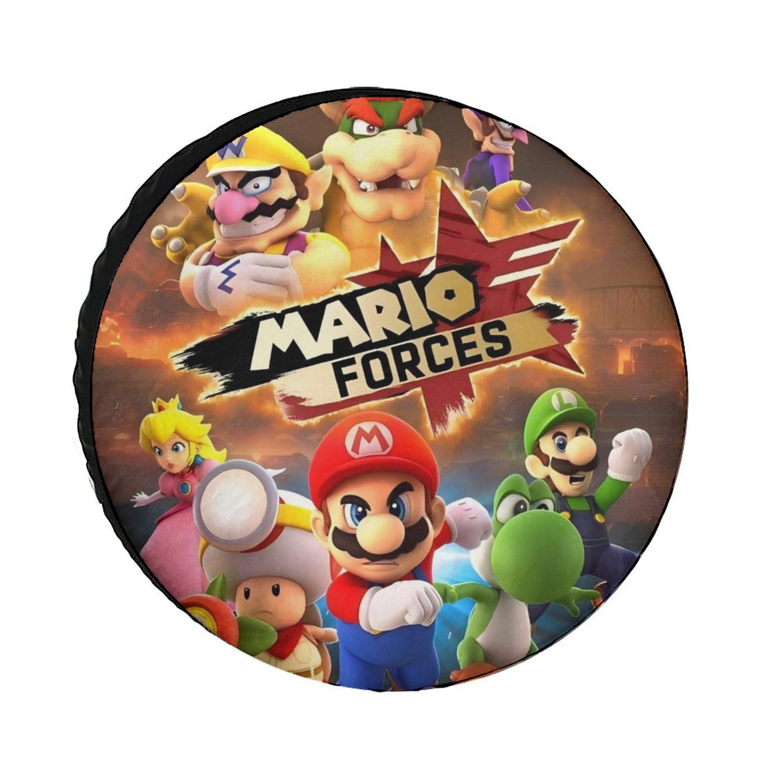 Super Mario Cartoon spare tire cover waterproof tire cover suitable for ...