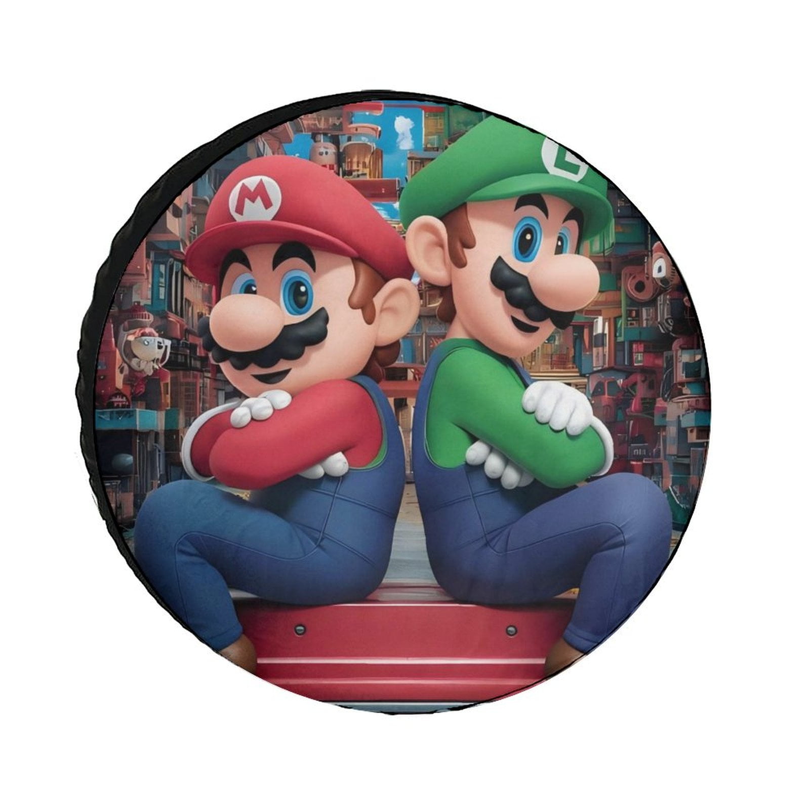 Super Mario Cartoon spare tire cover waterproof tire cover suitable for ...
