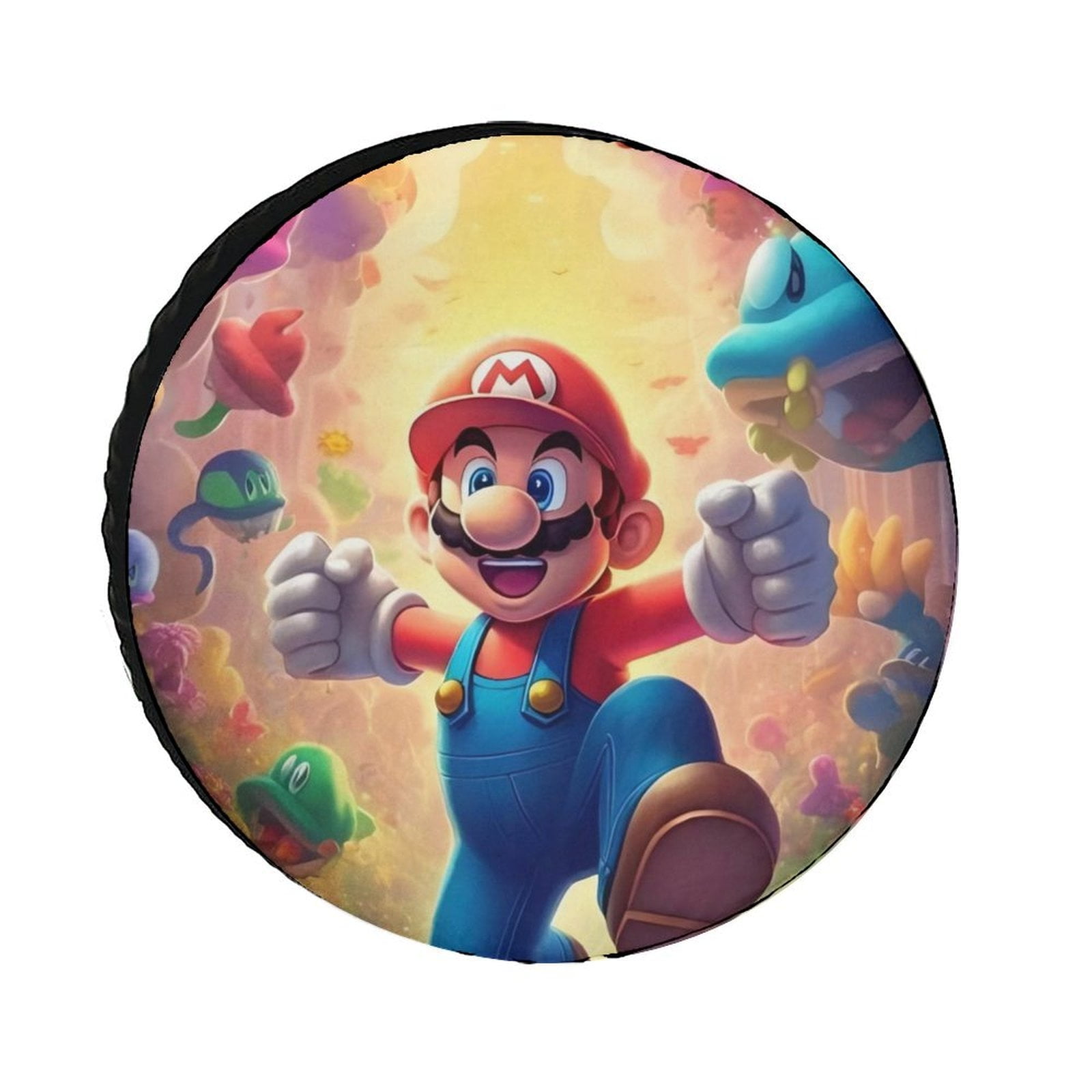 Super Mario Cartoon spare tire cover waterproof tire cover suitable for ...
