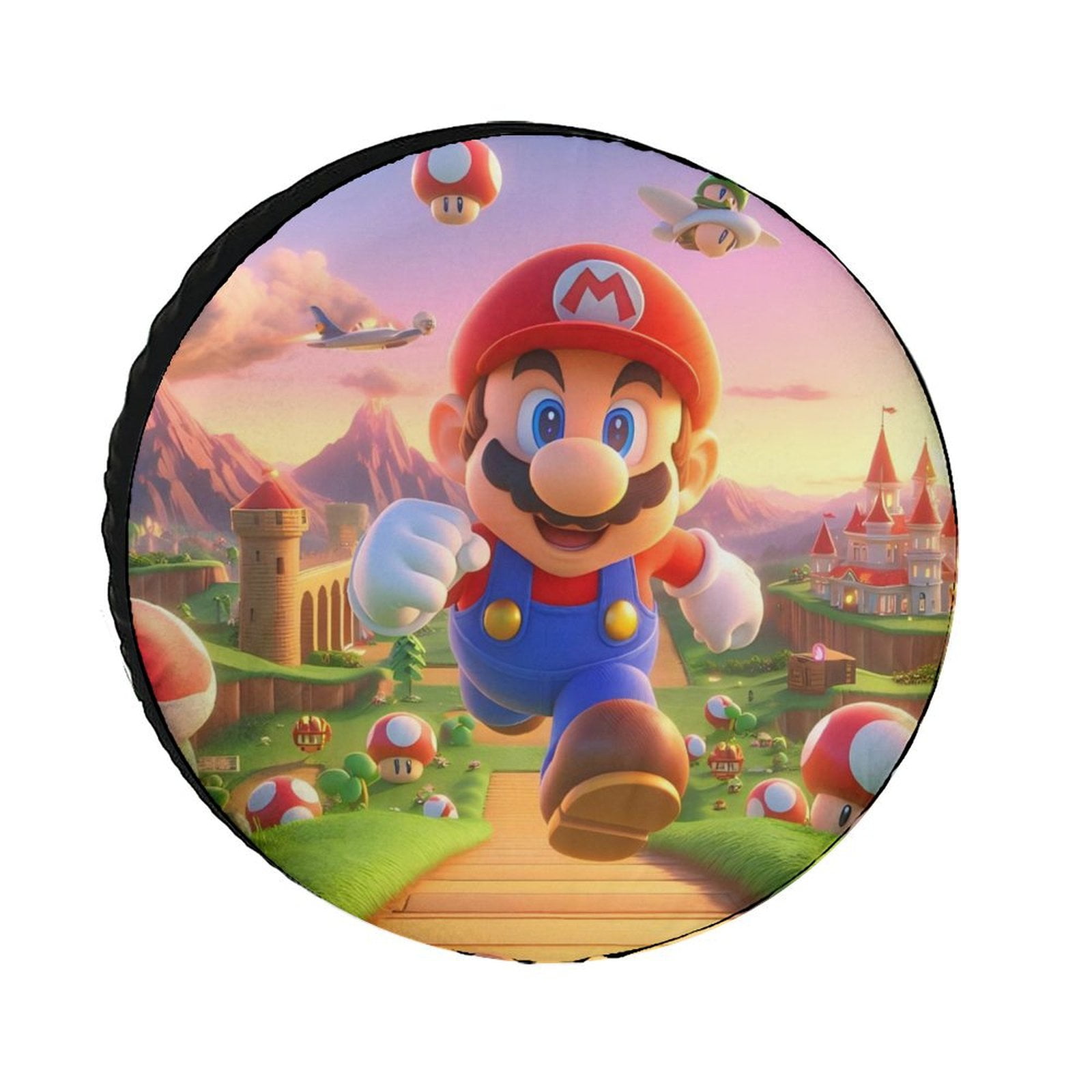 Super Mario Cartoon spare tire cover waterproof tire cover suitable for ...
