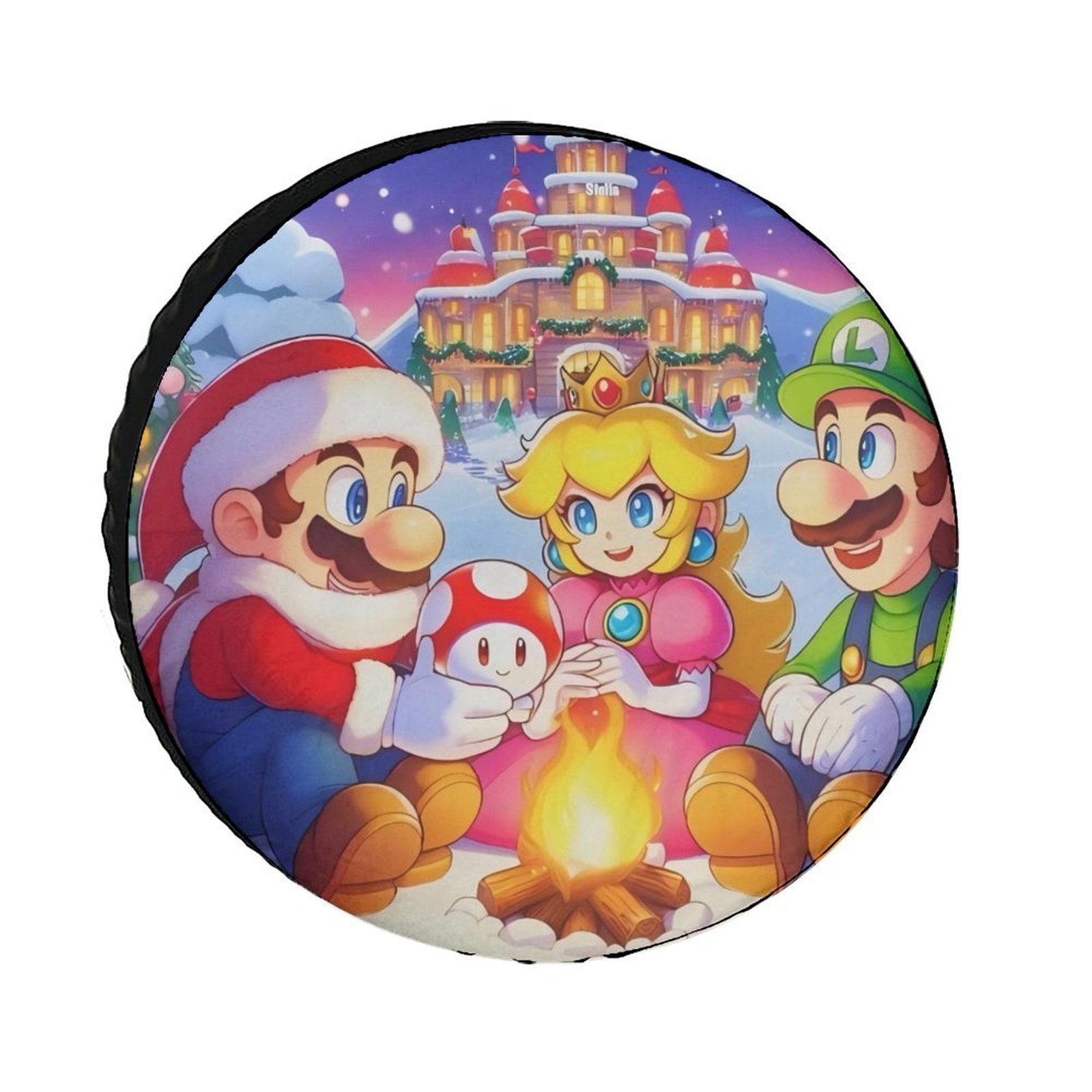 Super Mario Cartoon spare tire cover waterproof tire cover suitable for ...