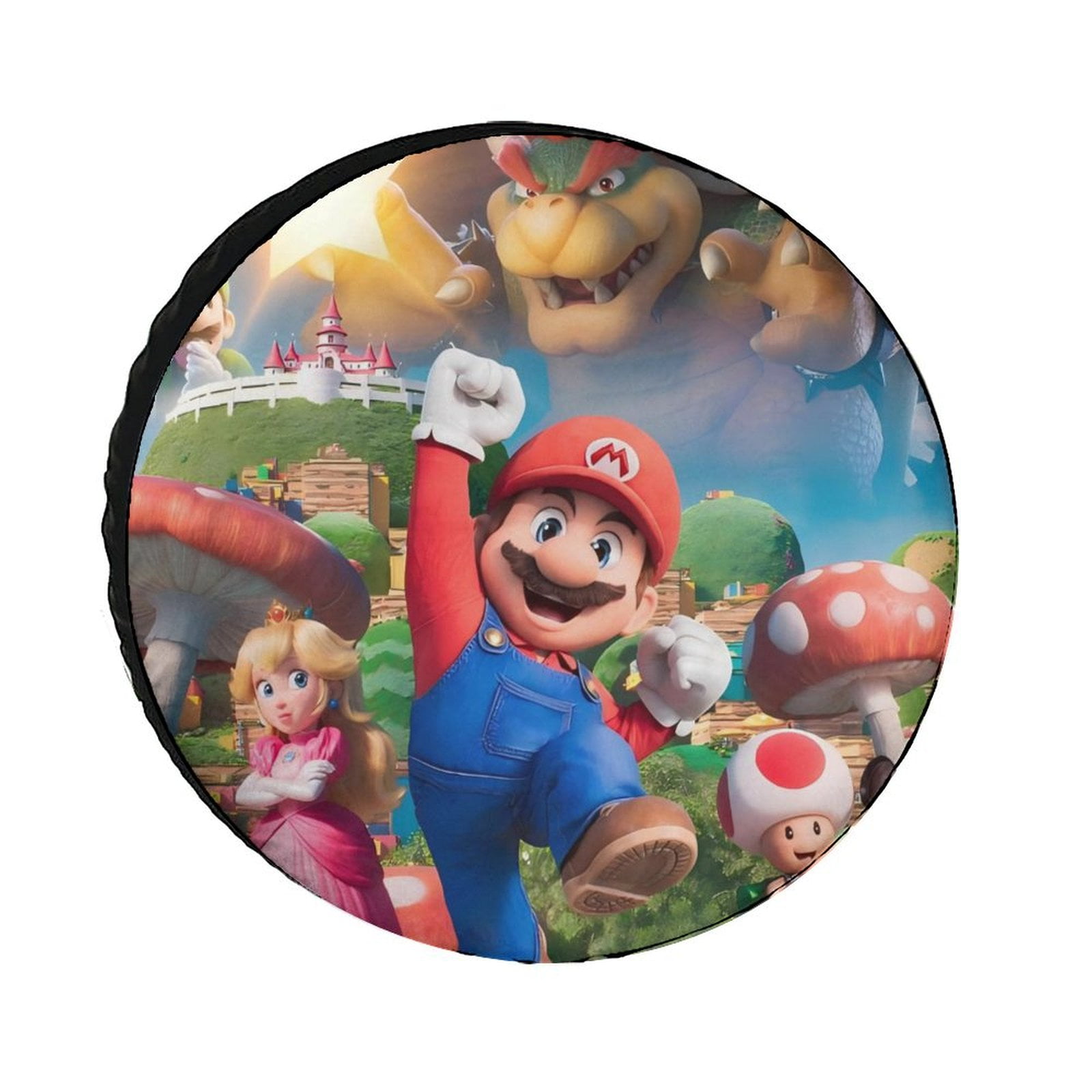Super Mario Cartoon spare tire cover waterproof tire cover suitable for ...
