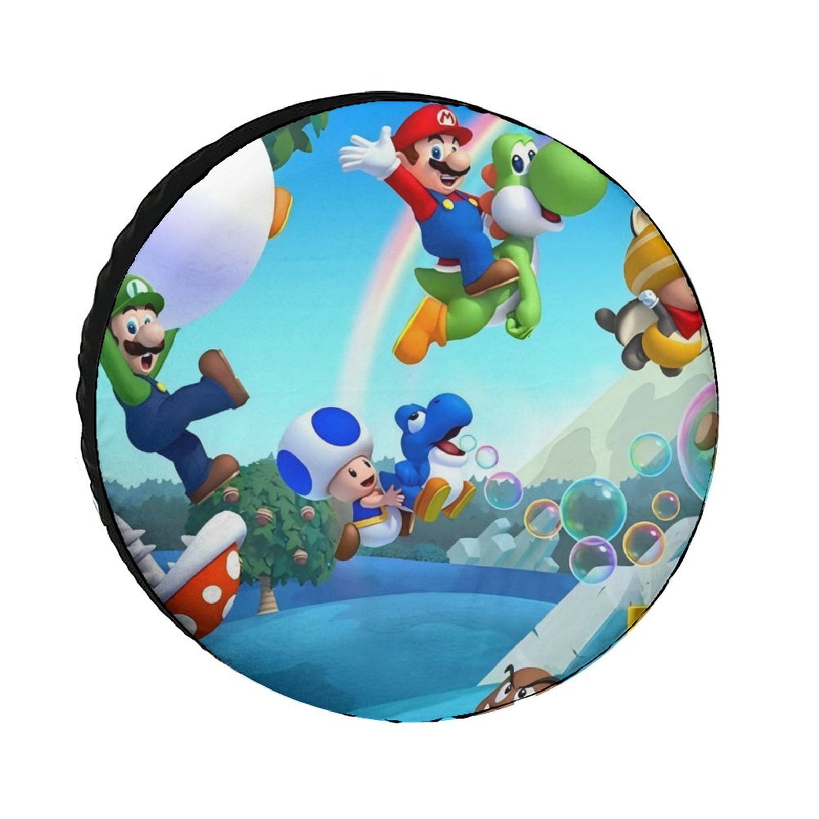 Super Mario Cartoon spare tire cover waterproof tire cover suitable for ...