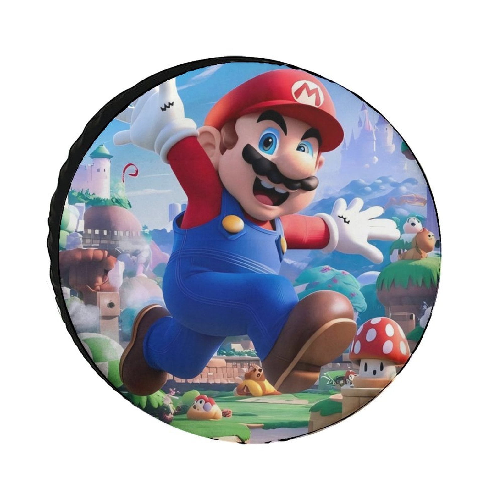 Super Mario Cartoon spare tire cover waterproof tire cover suitable for ...