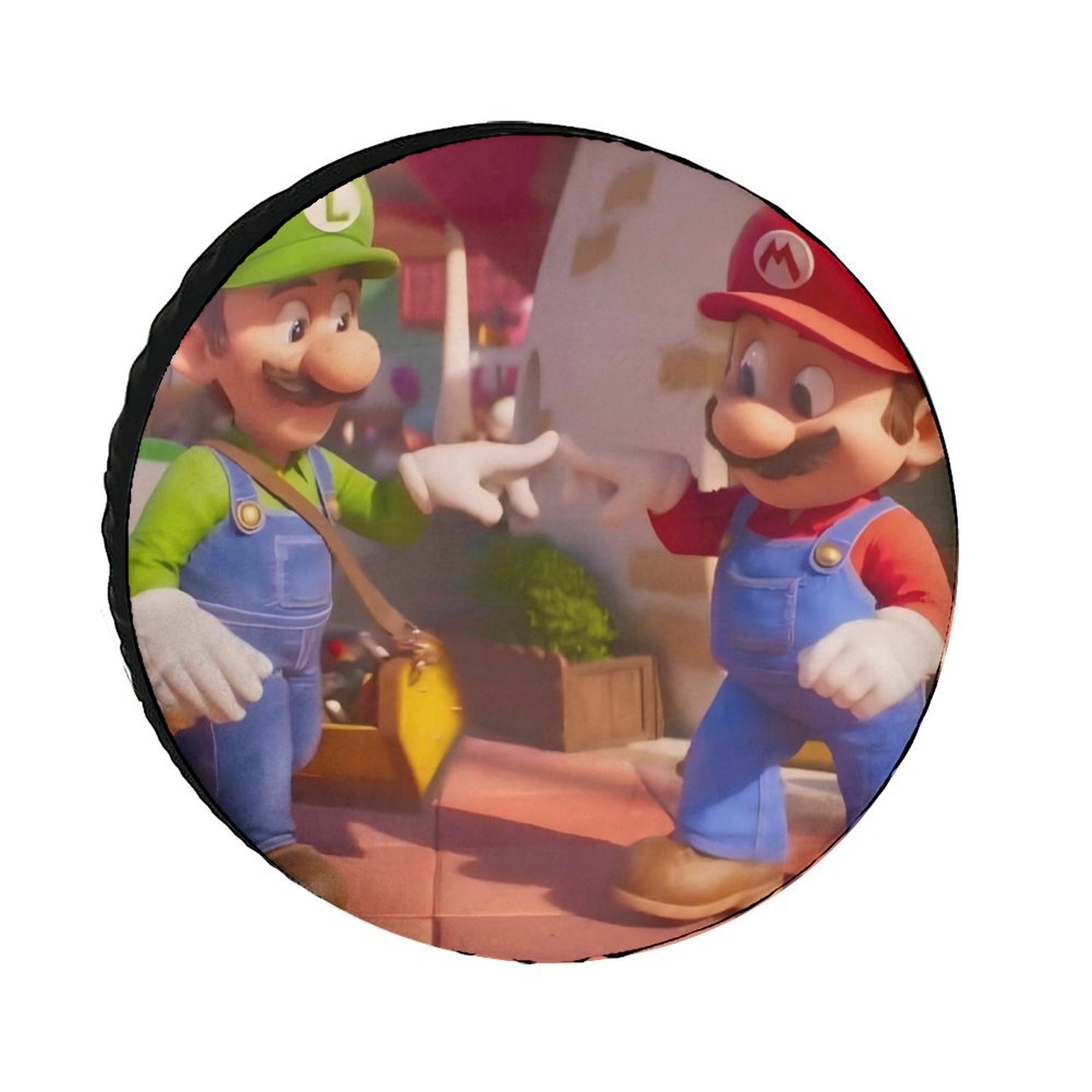 Super Mario Cartoon spare tire cover waterproof tire cover suitable for ...