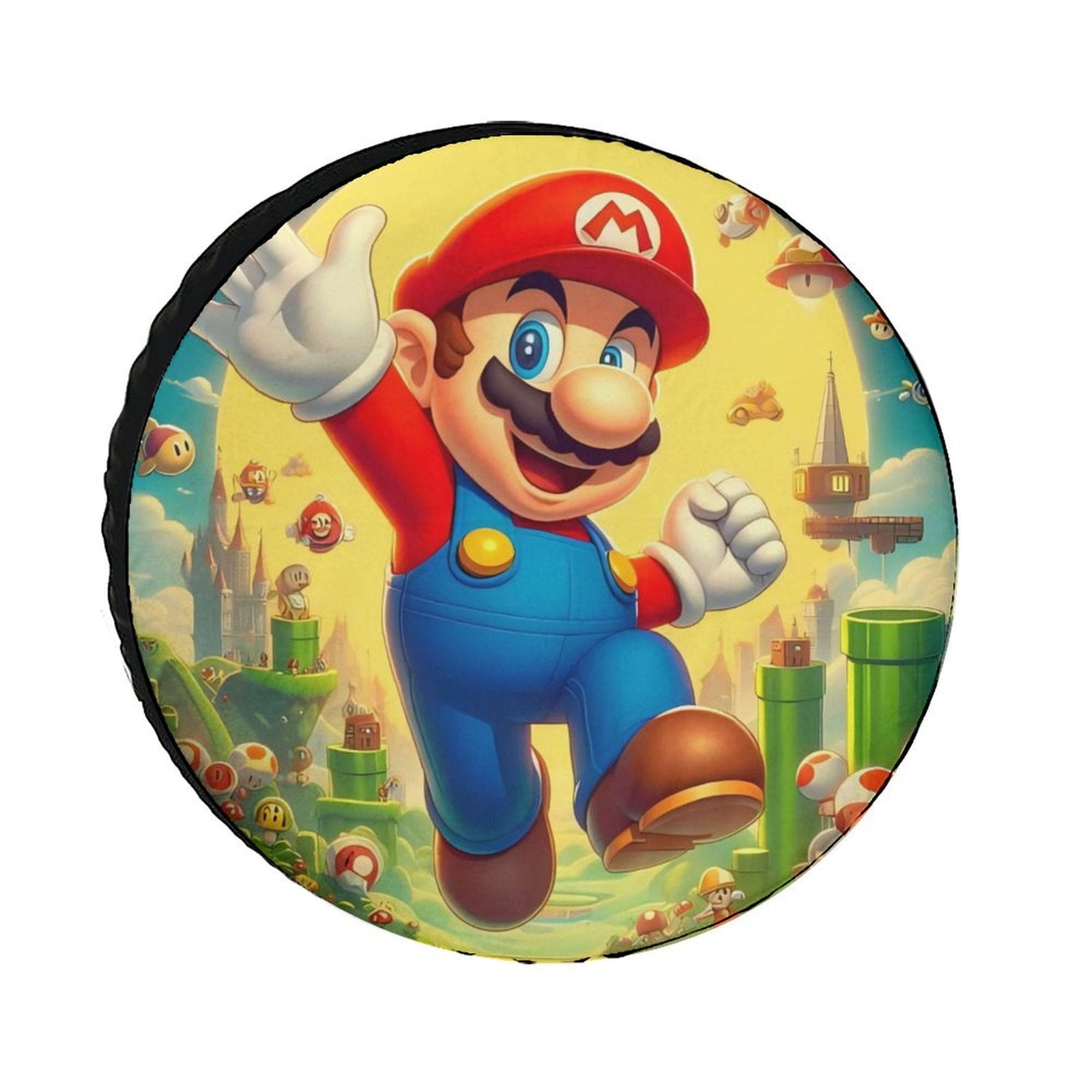 Super Mario Cartoon spare tire cover waterproof tire cover suitable for ...