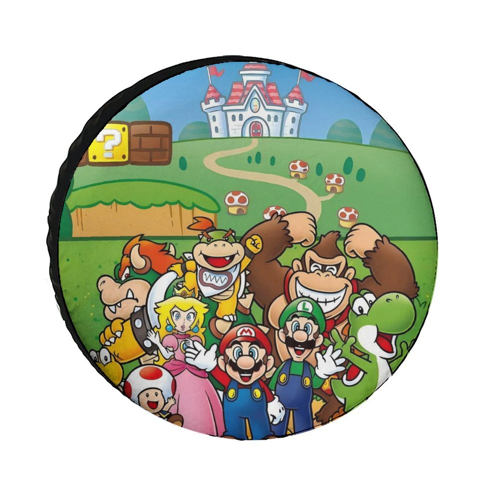 Super Mario Cartoon spare tire cover waterproof tire cover suitable for ...
