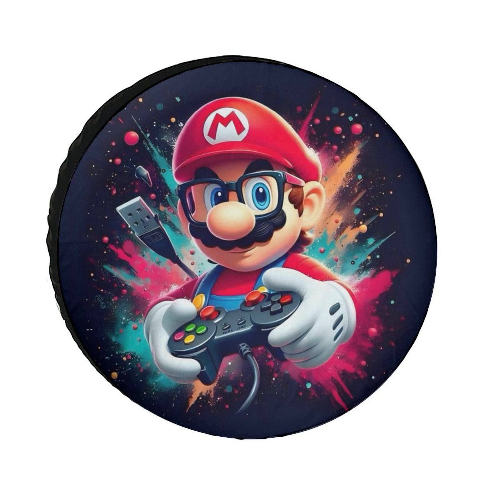 Super Mario Cartoon spare tire cover waterproof tire cover suitable for ...