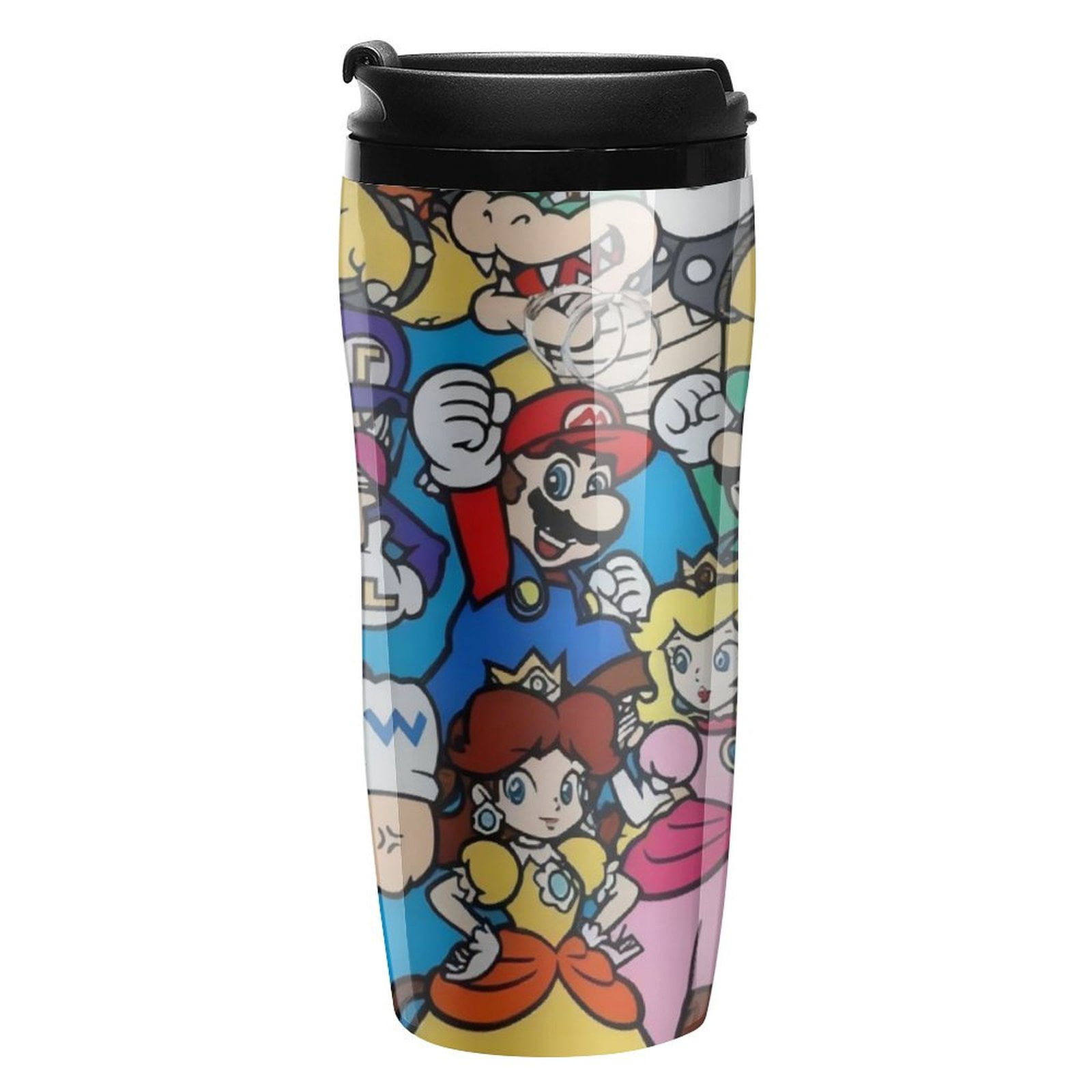 Super Mario Cartoon stainless steel thermos cup with lid 350ml ...