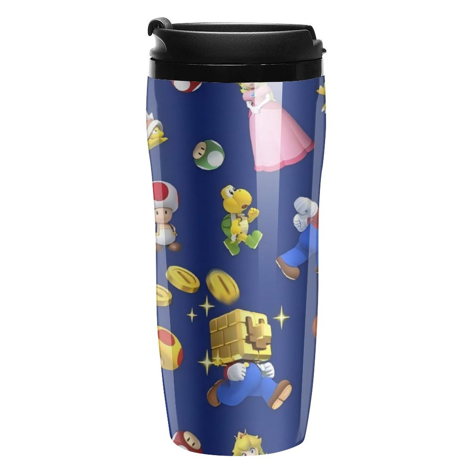 Super Mario Cartoon stainless steel thermos cup with lid 350ml ...