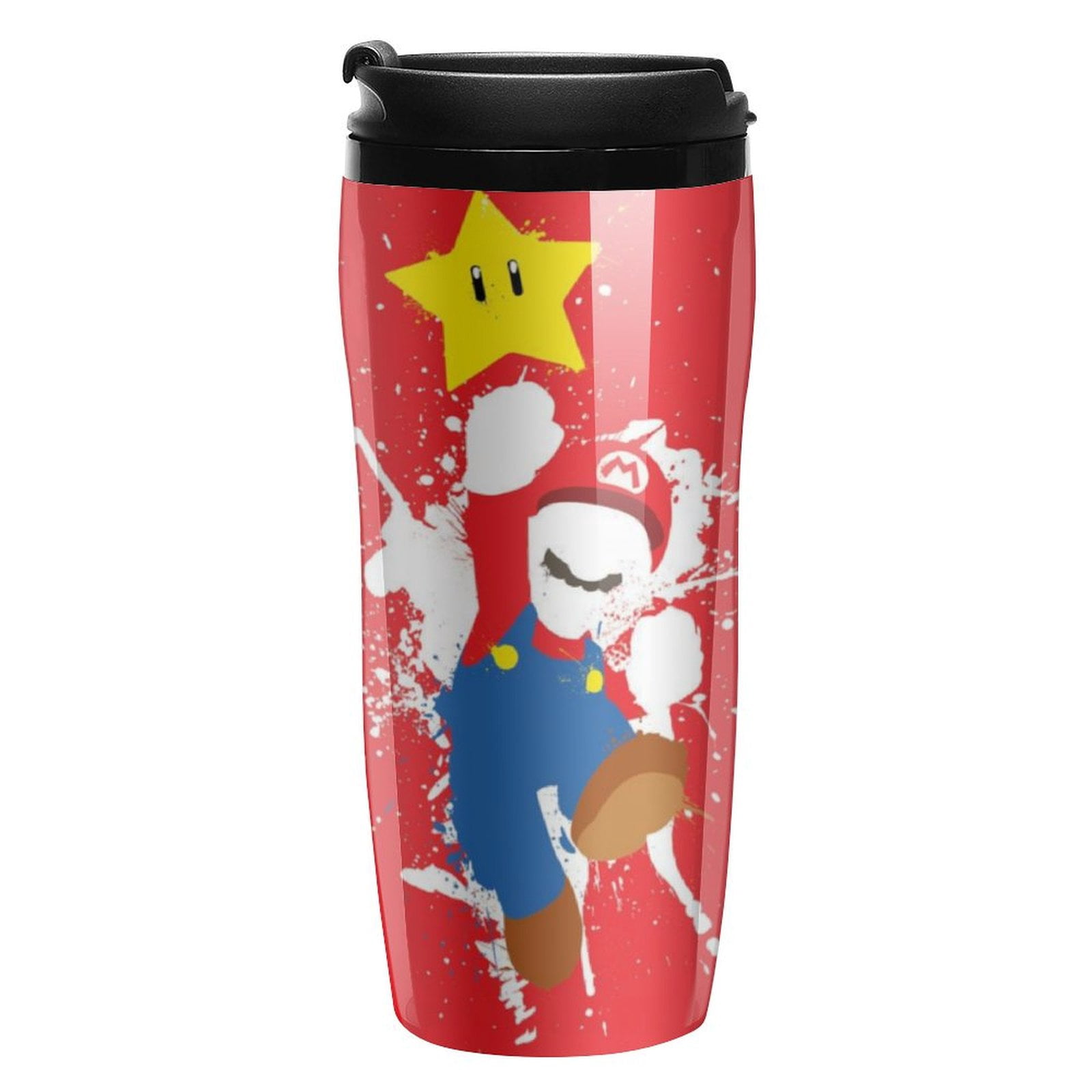 Super Mario Cartoon stainless steel thermos cup with lid 350ml ...