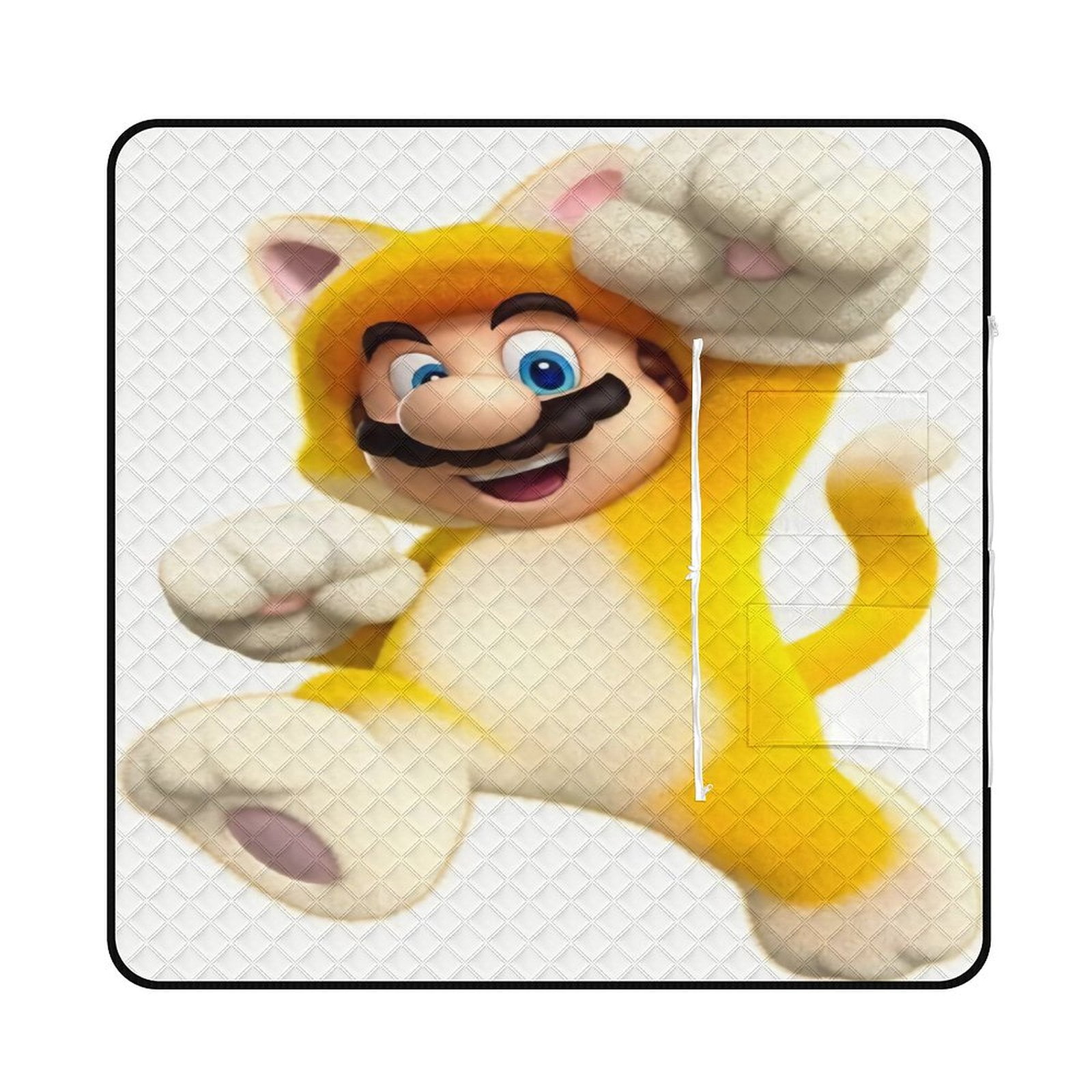 Super Mario Cat Picnic Blankets 59"x59" Extra Large Outdoor Blanket ...