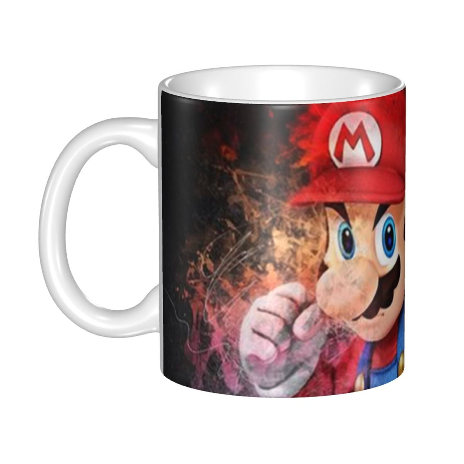 Super Mario Ceramic Mug Novelty Coffee Mug Gift Water Cup Tea Cup With ...