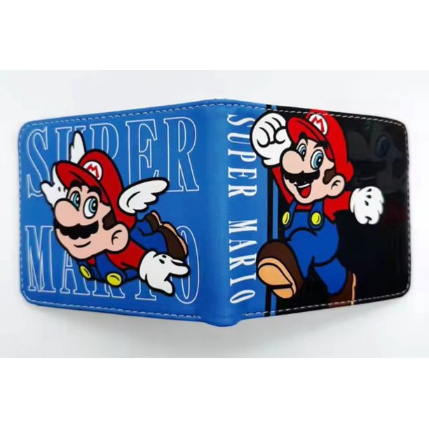 Super Mario Character Color Bi-Fold Wallet - Walmart Business Supplies