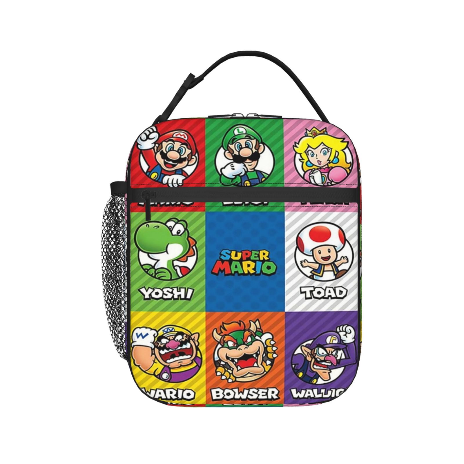Super Mario Characters Poster Lunch Box,Lunch Box for Men,Lunch Box for ...