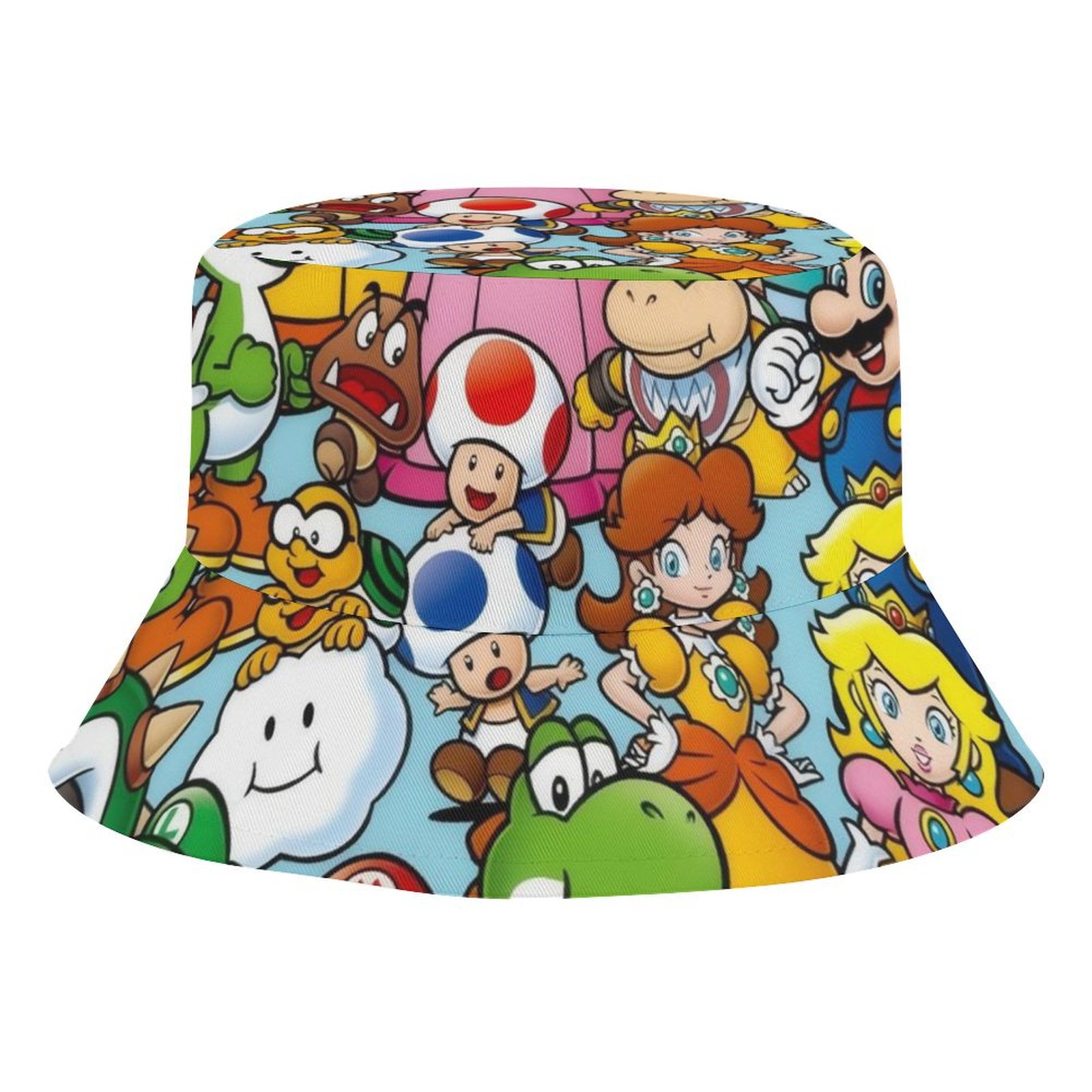 Super Mario Children's beach bucket hat suitable for boys and girls ...