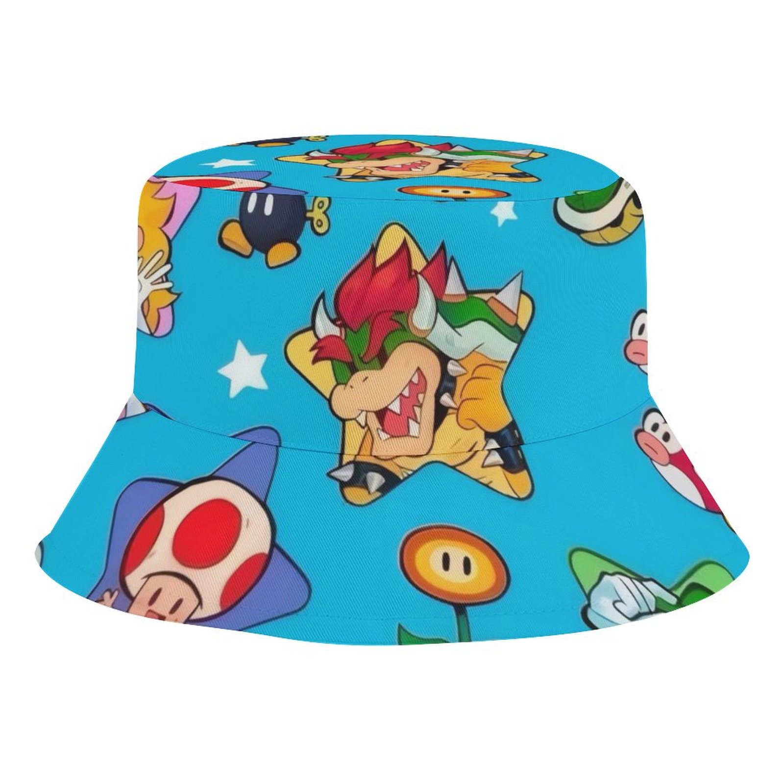 Super Mario Children's beach bucket hat suitable for boys and girls ...