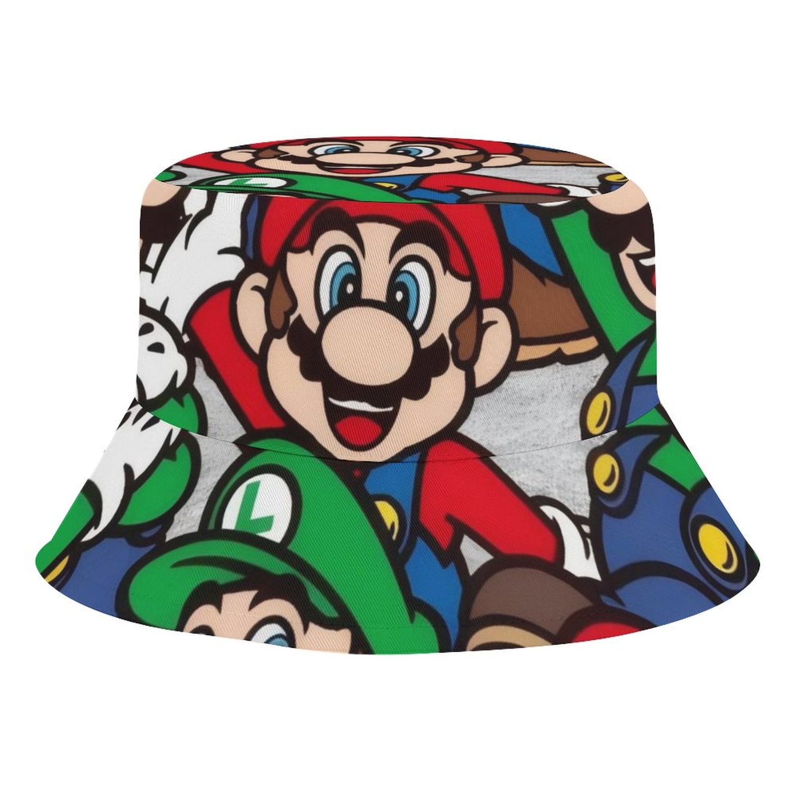Super Mario Children's beach bucket hat suitable for boys and girls ...