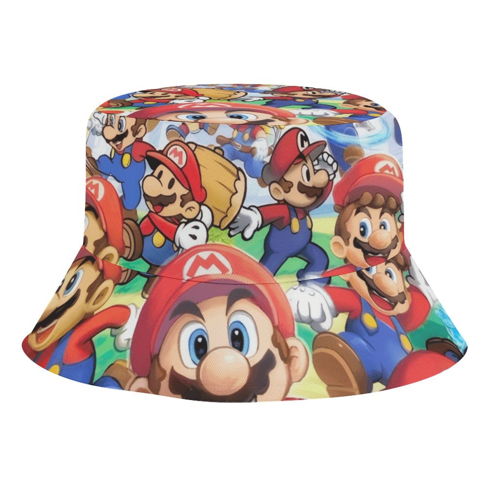 Super Mario Children's beach bucket hat suitable for boys and girls ...