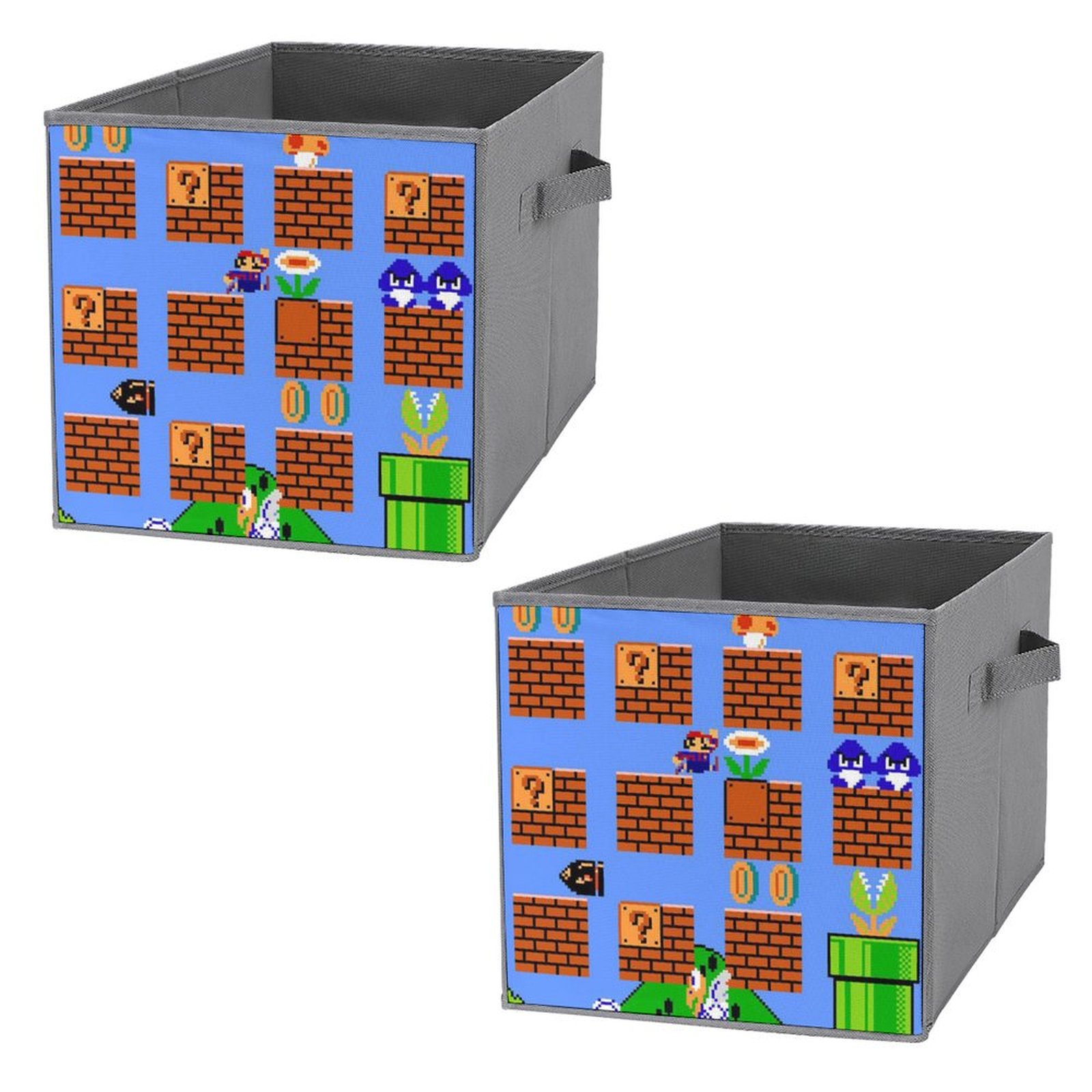 Super Mario Children's folding storage box 2PCS - Walmart.com