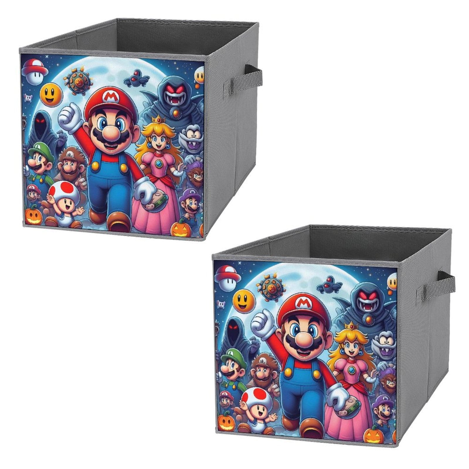 Super Mario Children's folding storage box 2PCS - Walmart.com