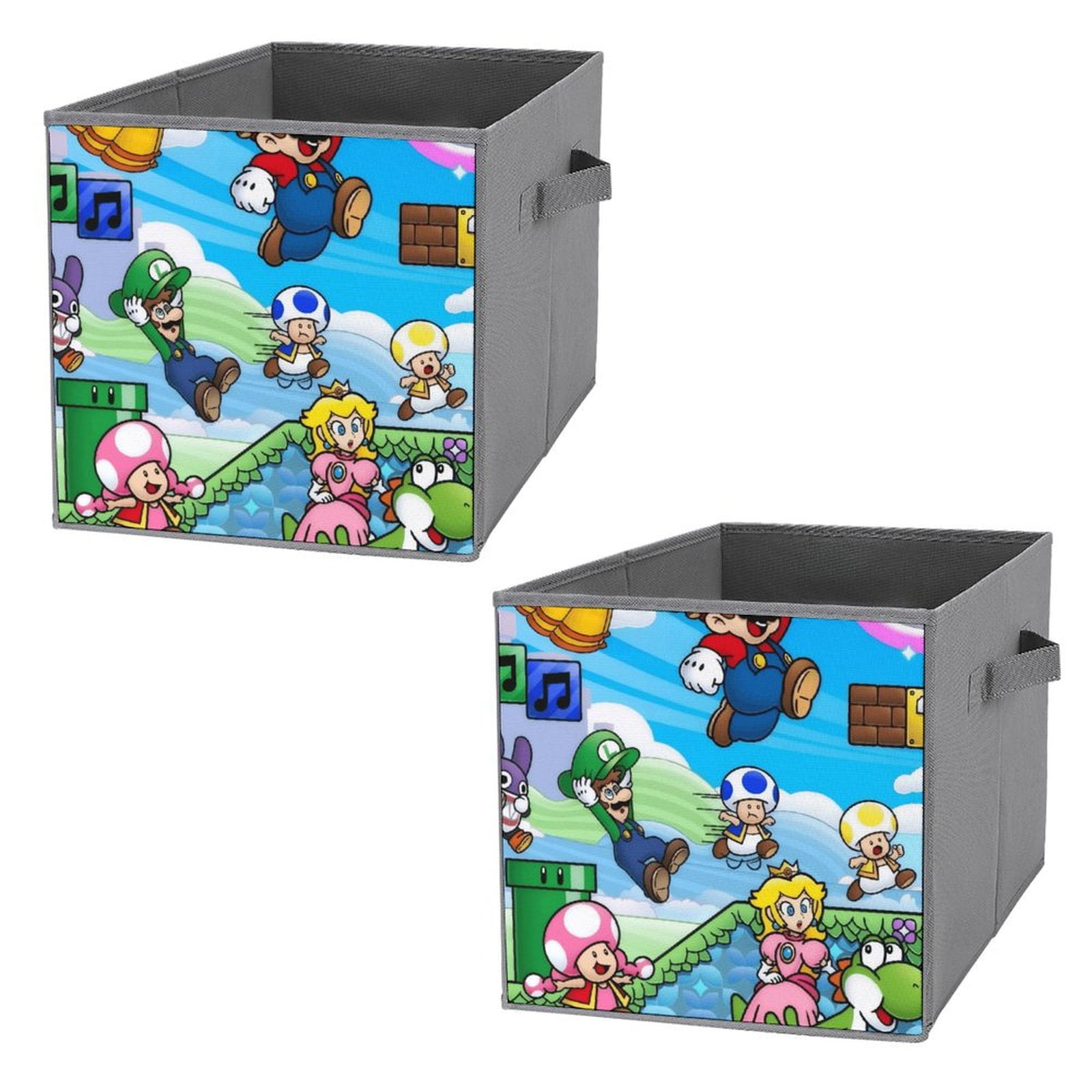 Super Mario Children's folding storage box 2PCS - Walmart.com