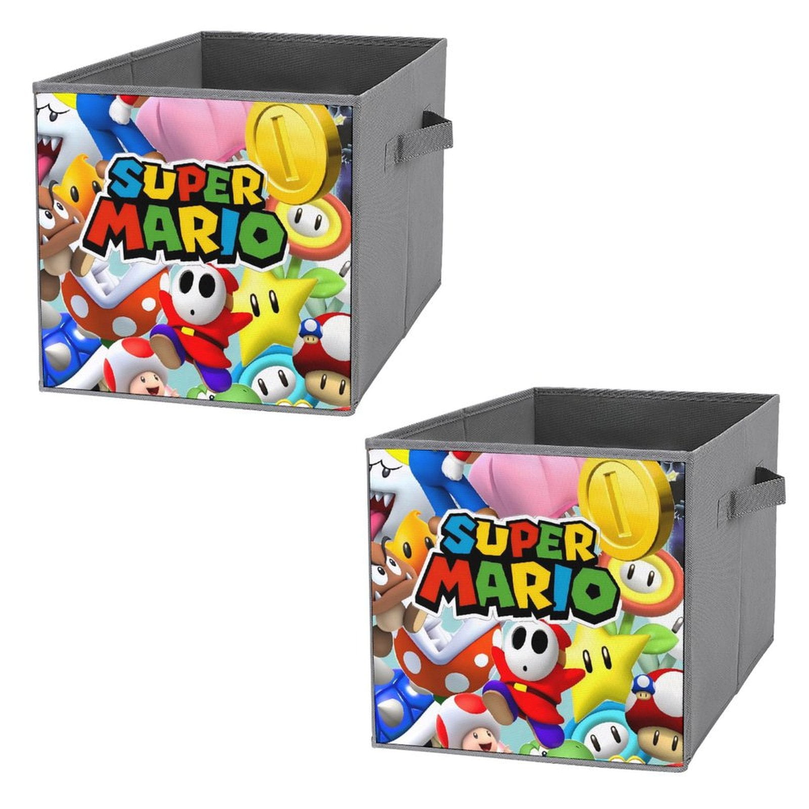 Super Mario Children's folding storage box 2PCS - Walmart.com
