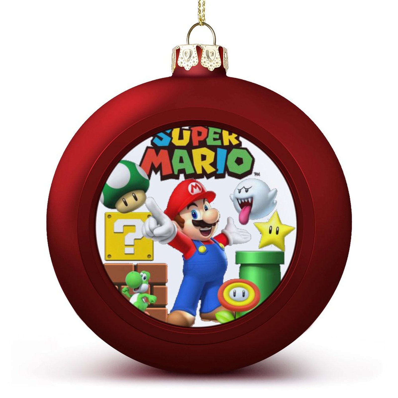 Super Mario Christmas Balls Xmas Decor Ball Festival Party Decoration ...