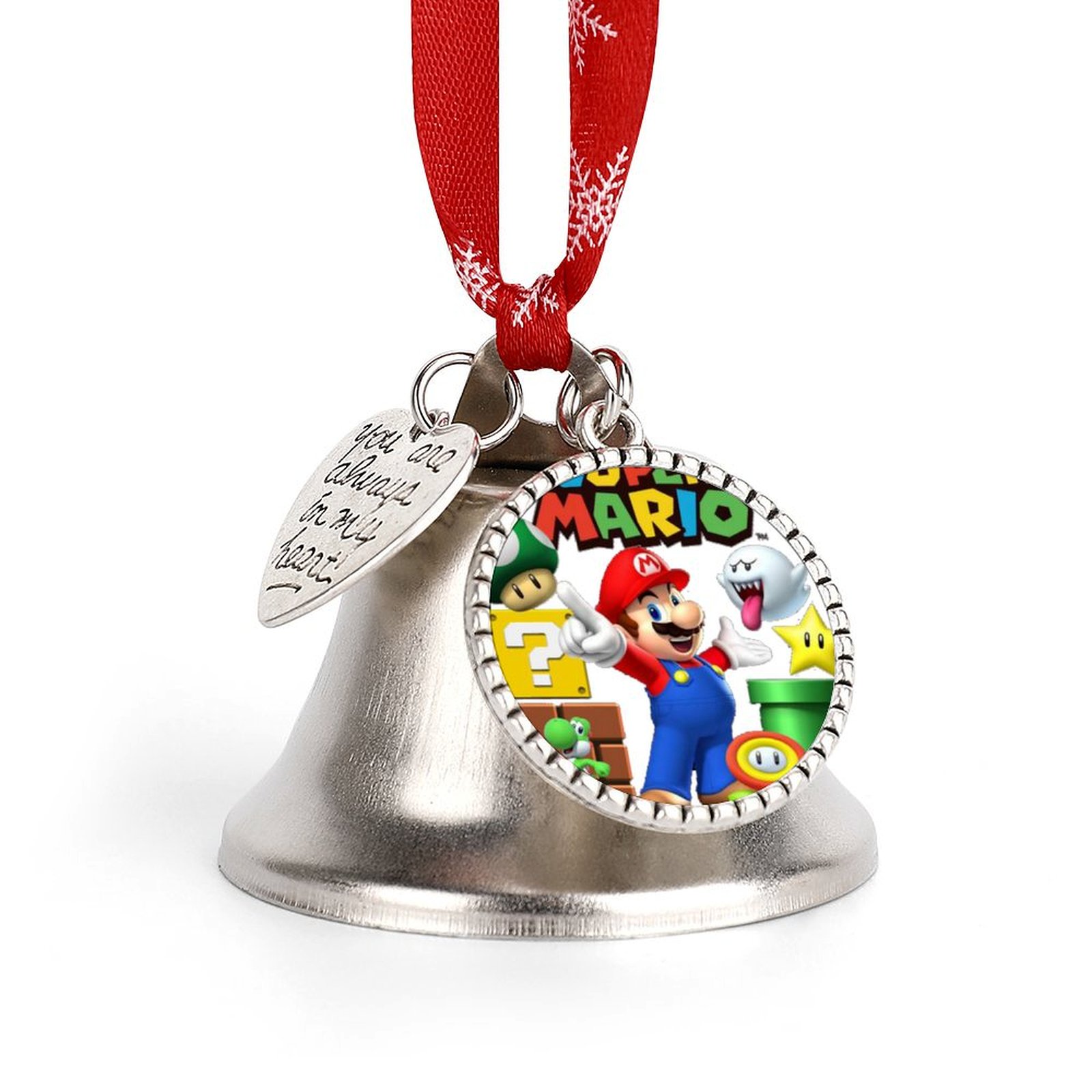 Super Mario Christmas Bells Charm Jingling Bell Christmas Decoration ...
