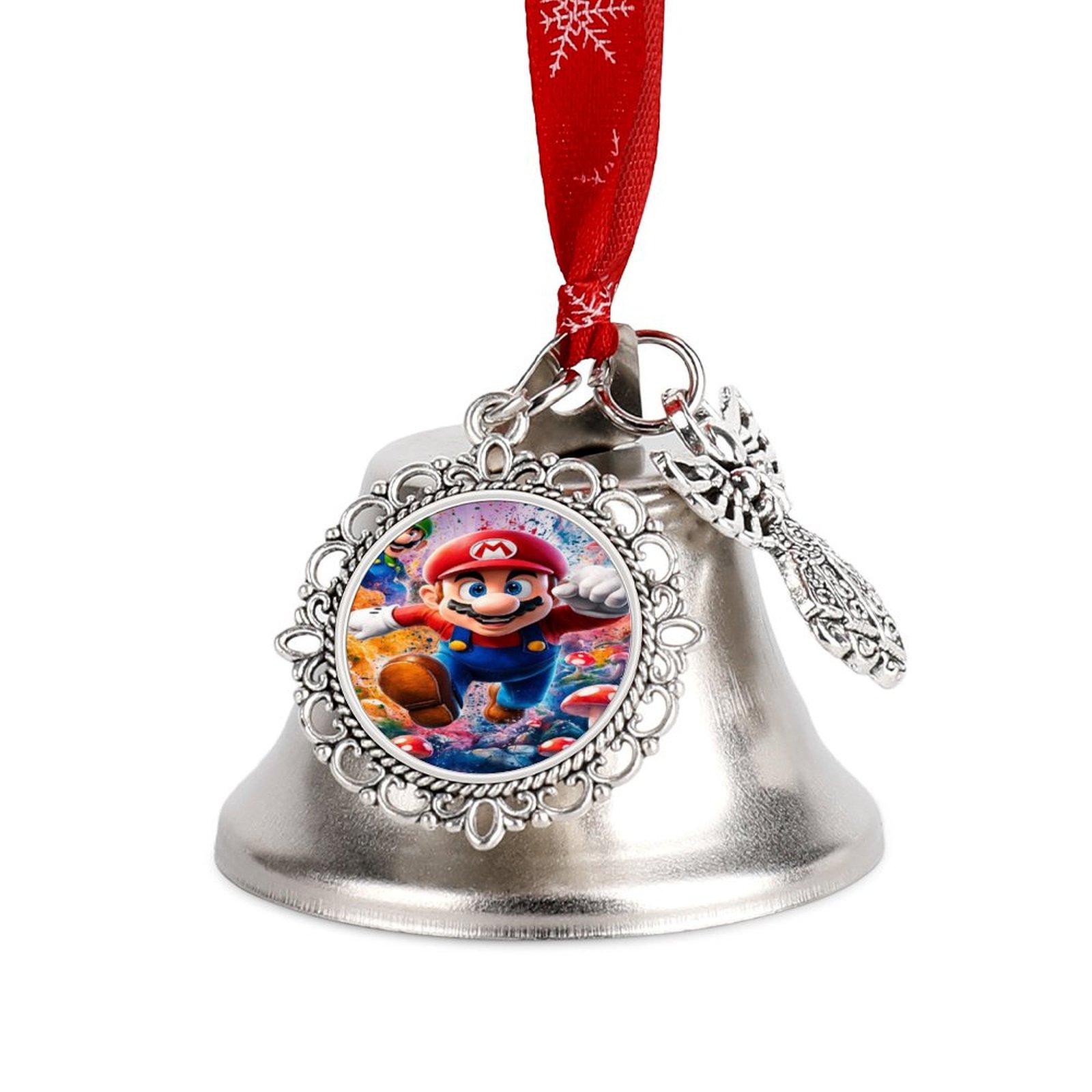 Super Mario Christmas Bells Charm Jingling Bell Christmas Decoration ...