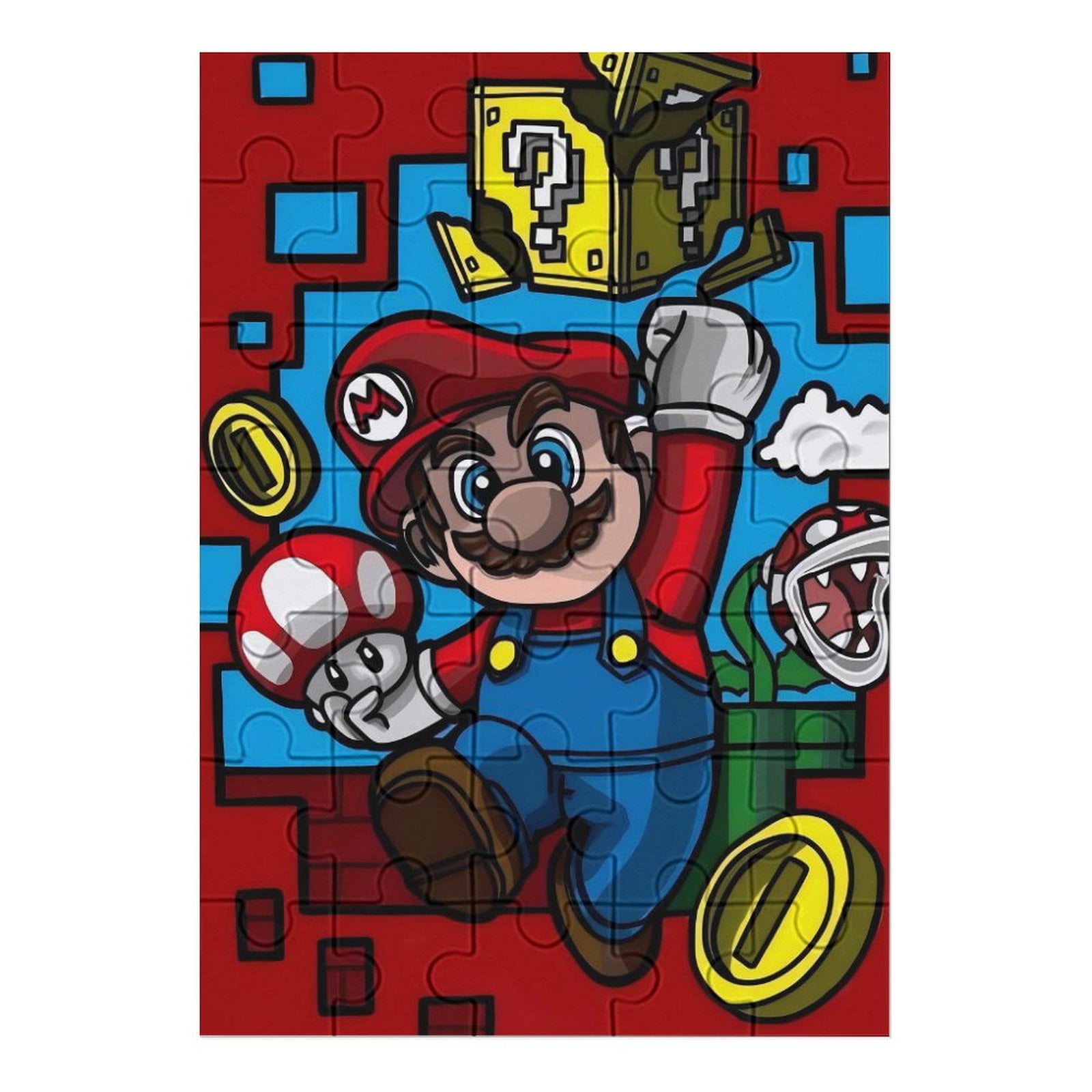 Super Mario Christmas Jigsaw Puzzles Interlocking puzzles for kids and ...