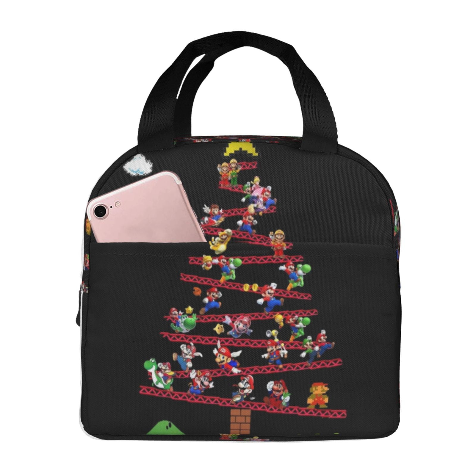 Super Mario Christmas Tree Lunch Box for Women & Men Adult Insulated ...