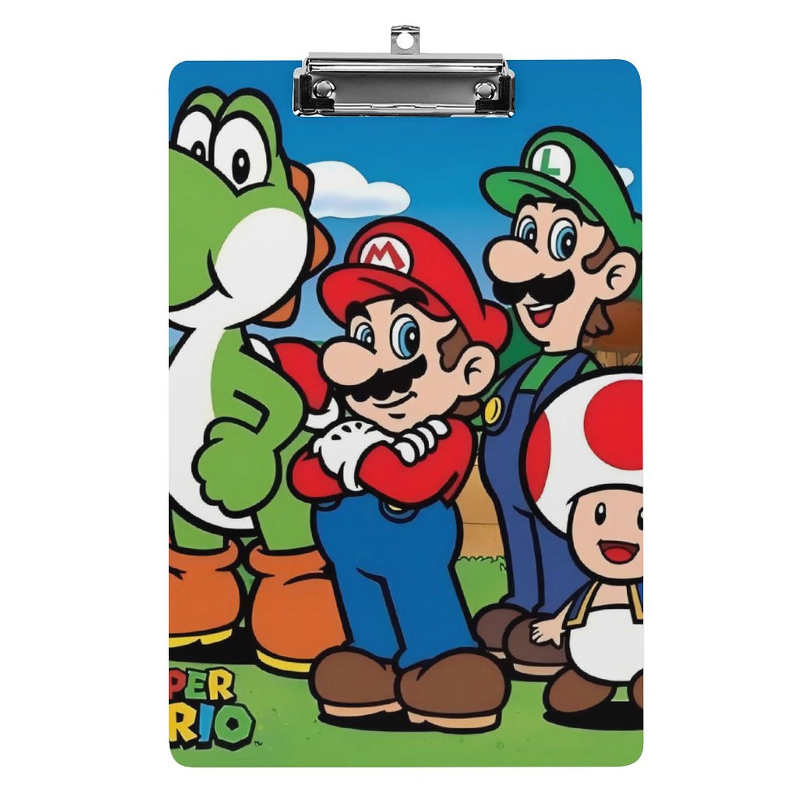 Super Mario Clipboard - Standard letter size for school and office ...