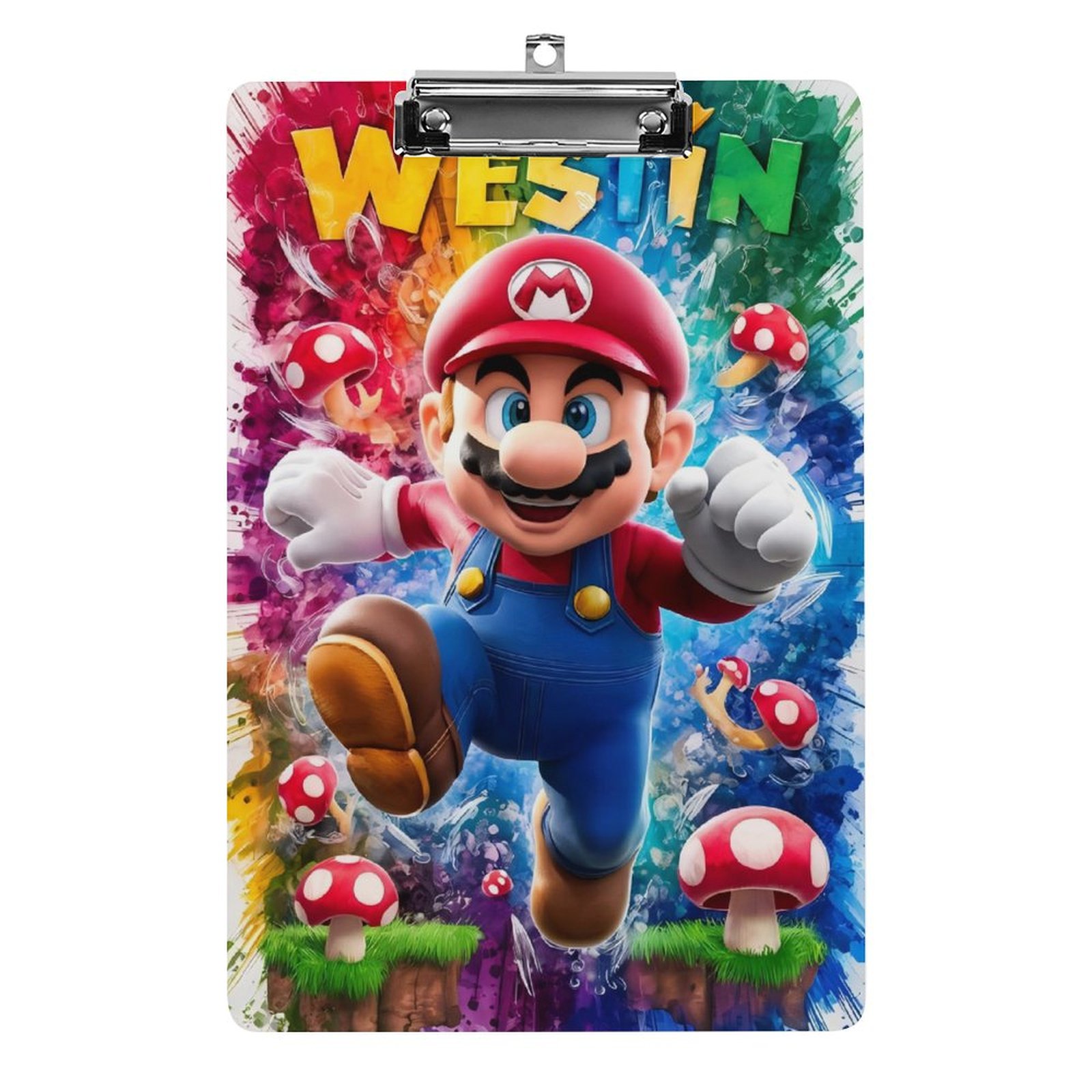 Super Mario Clipboard - Standard letter size for school and office ...