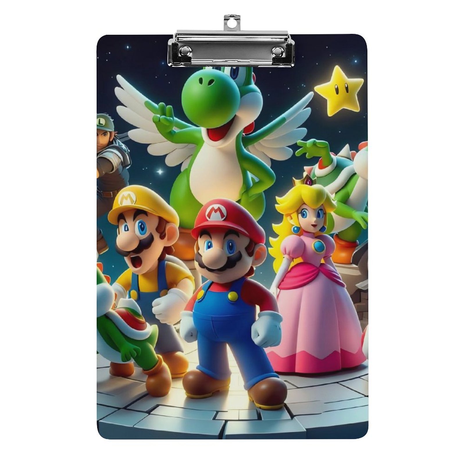 Super Mario Clipboard - Standard letter size for school and office ...