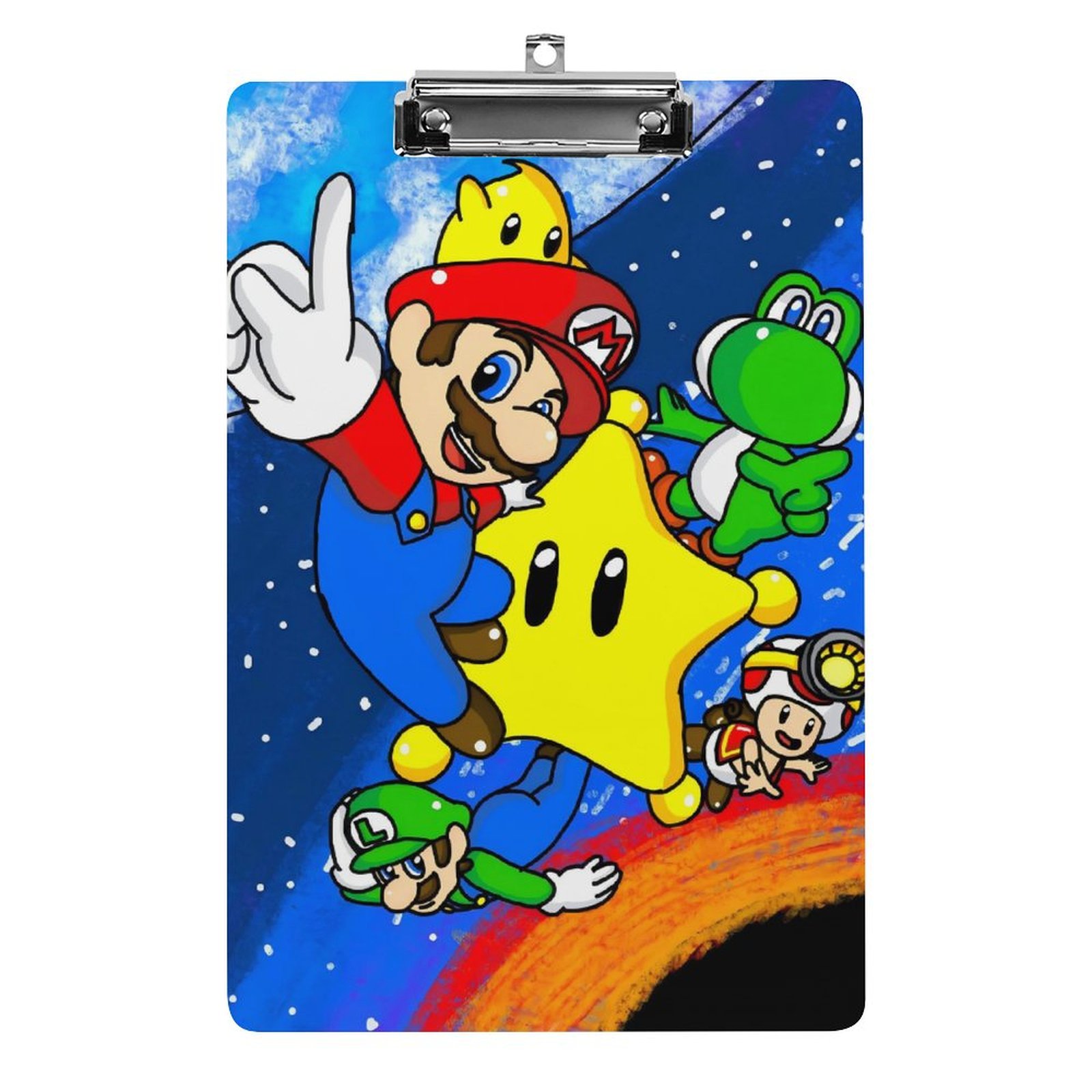Super Mario Clipboard - Standard letter size for school and office ...
