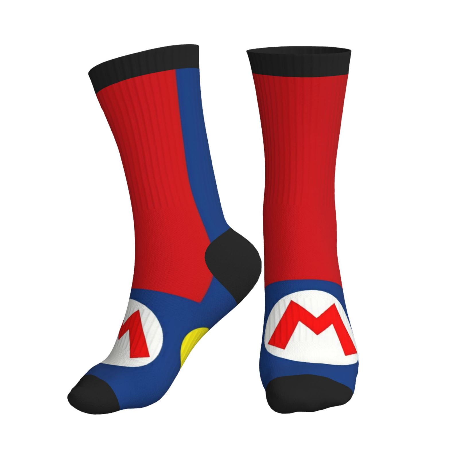 Super Mario Clothes Crew Socks, Funky Silky Comfort Socks For Men Women ...