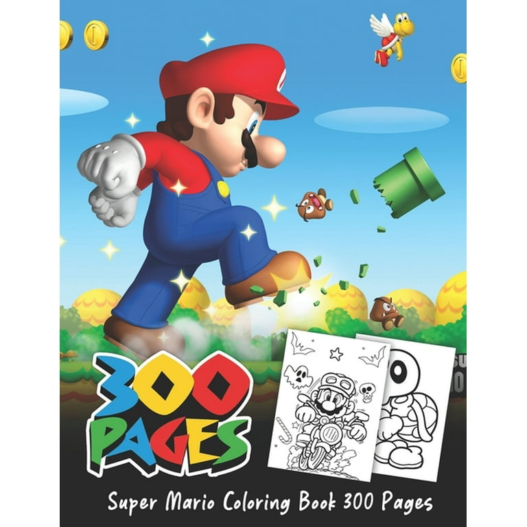 super mario 10 coloring pages
