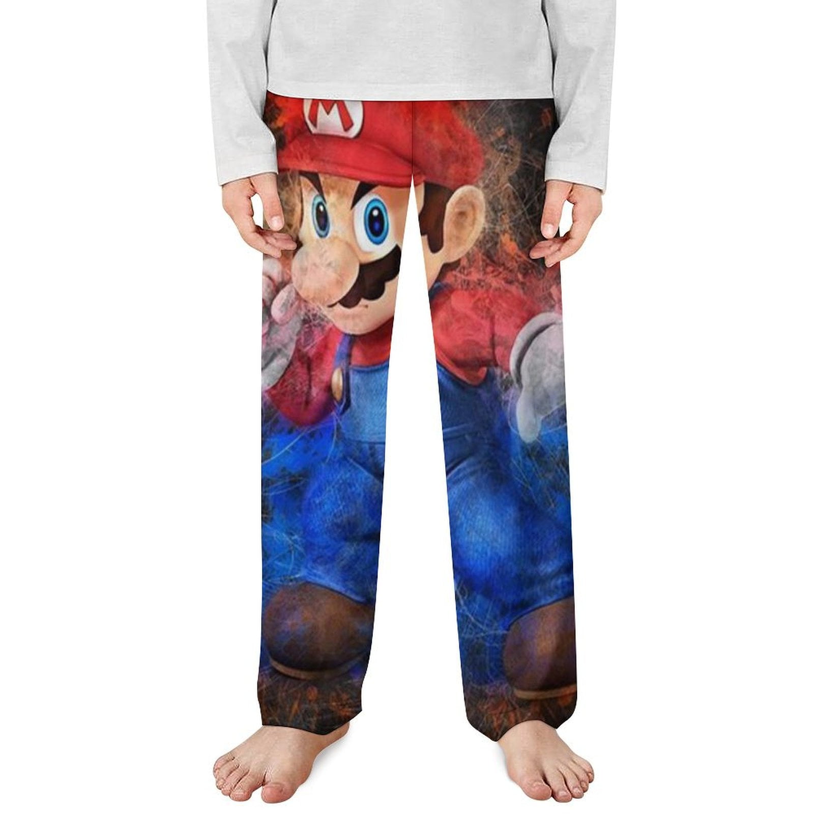 Super Mario Comfy Pajamas For Kids Cozy Lounge Straight Leg Home ...