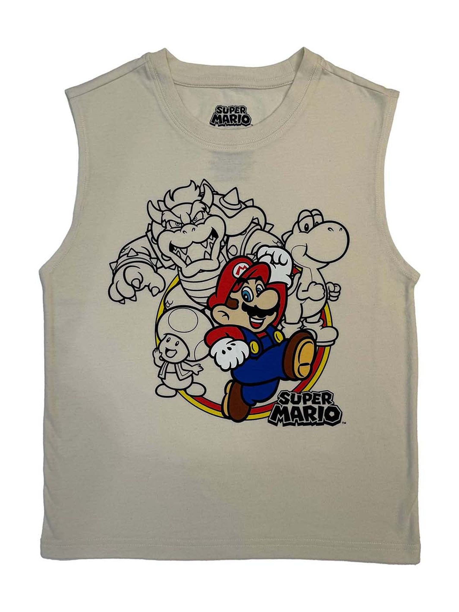 Super Mario, Core Tank Tops (Boy's) Size 14-16 - Walmart.com