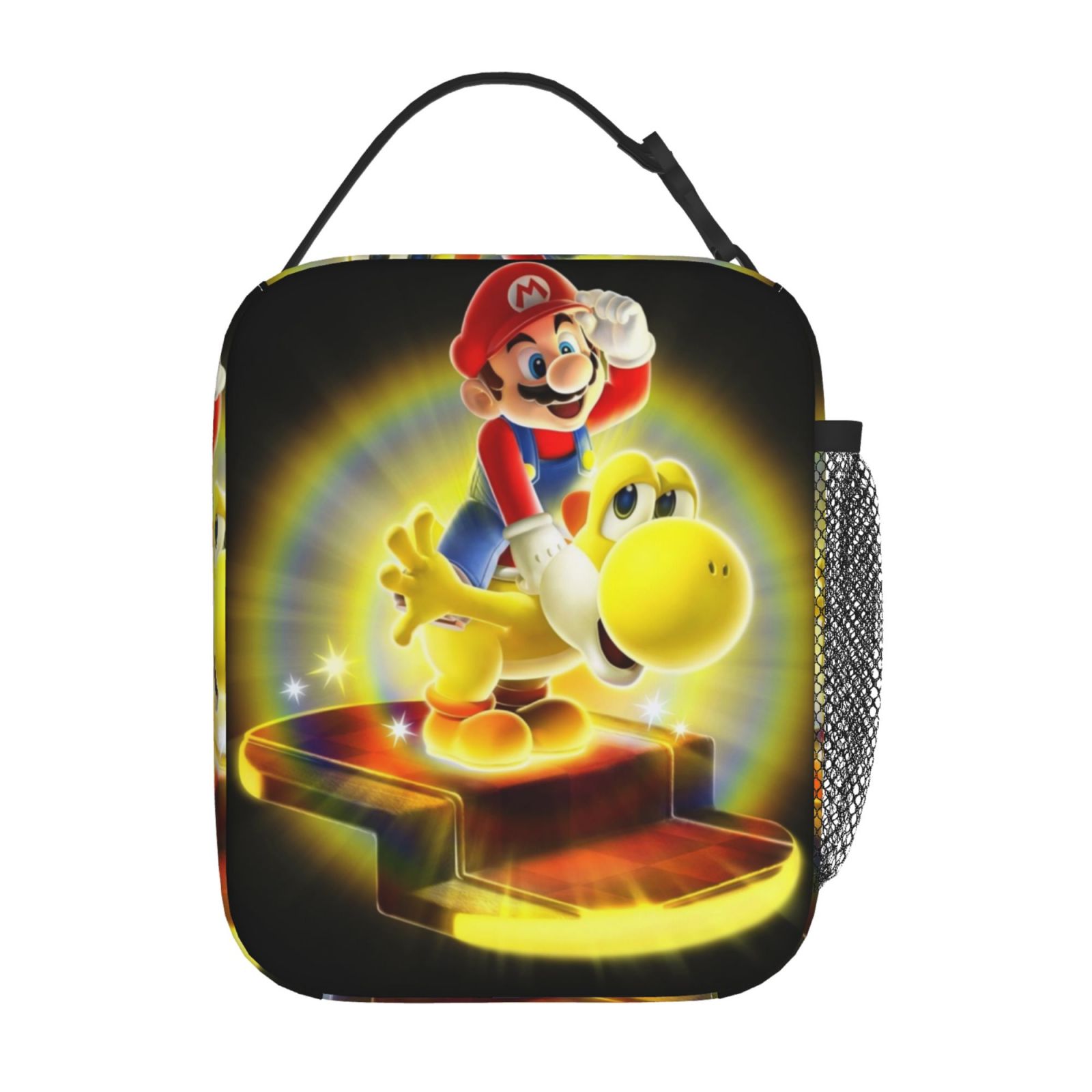 Super Mario Cute Lunch Bag Insulated Tote Cooler Lunch Box Reusable ...