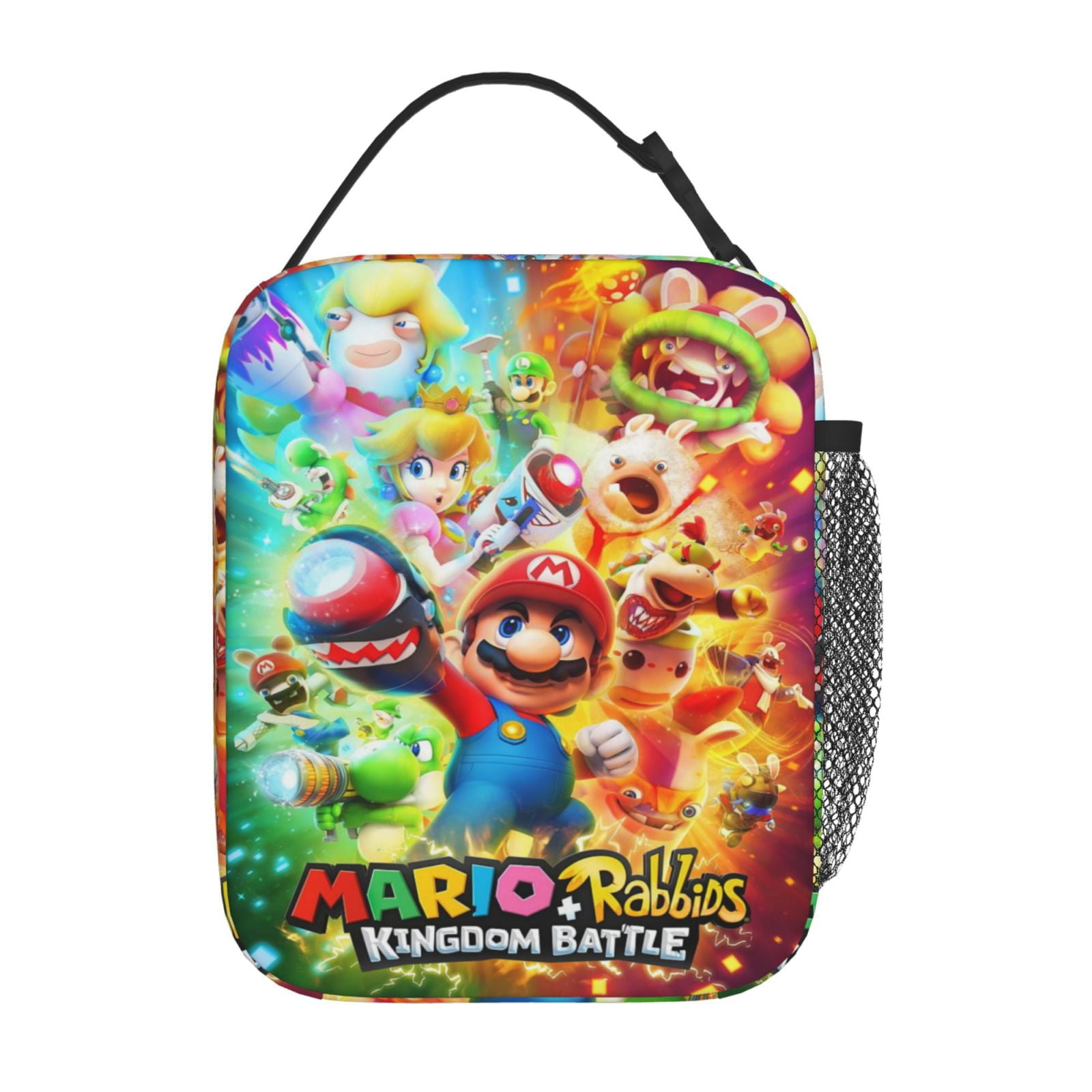 Super Mario Cute Lunch Bag Insulated Tote Cooler Lunch Box Reusable ...