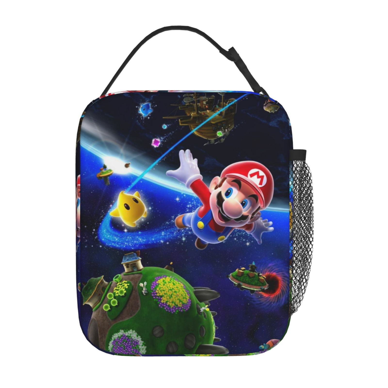 Super Mario Cute Lunch Bag Insulated Tote Cooler Lunch Box Reusable ...
