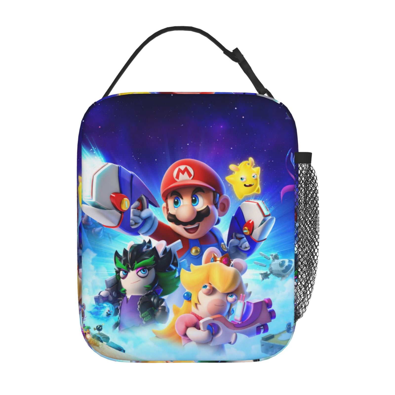 Super Mario Cute Lunch Bag Insulated Tote Cooler Lunch Box Reusable ...