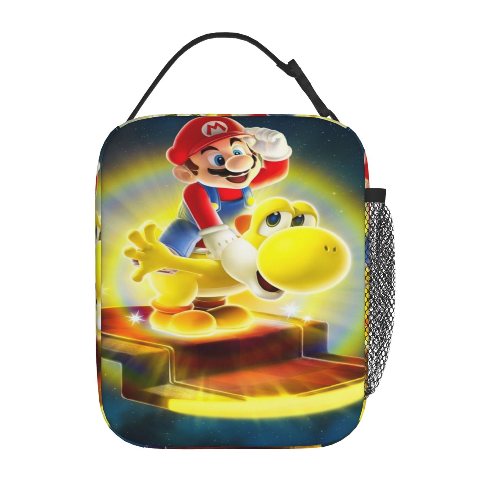 Super Mario Cute Lunch Bag Insulated Tote Cooler Lunch Box Reusable ...
