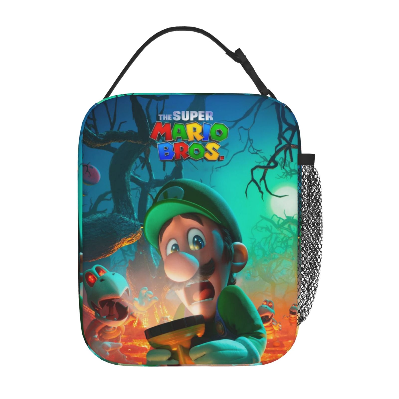 Super Mario Cute Lunch Bag Insulated Tote Cooler Lunch Box Reusable ...